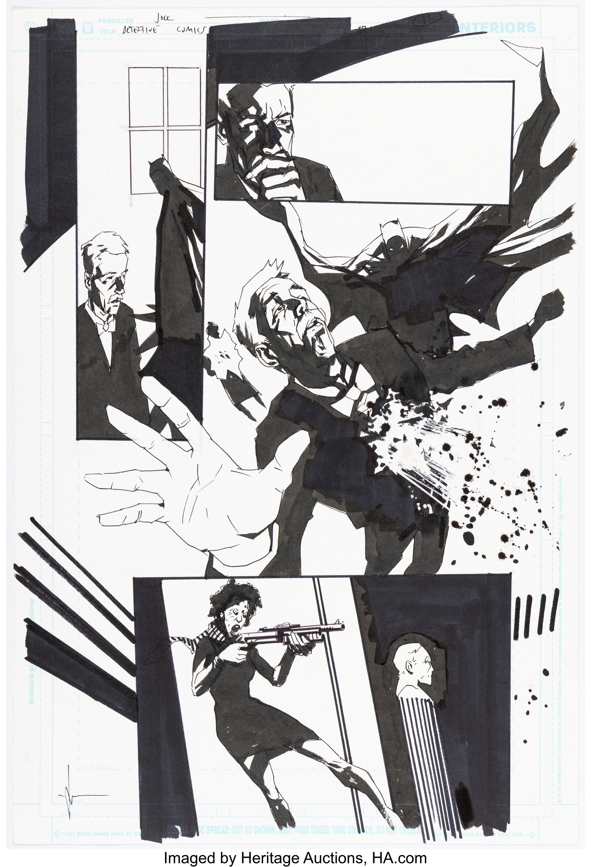 Jock Detective Comics #871 Story Page 12 Original Art (DC, | Lot #47125 ...