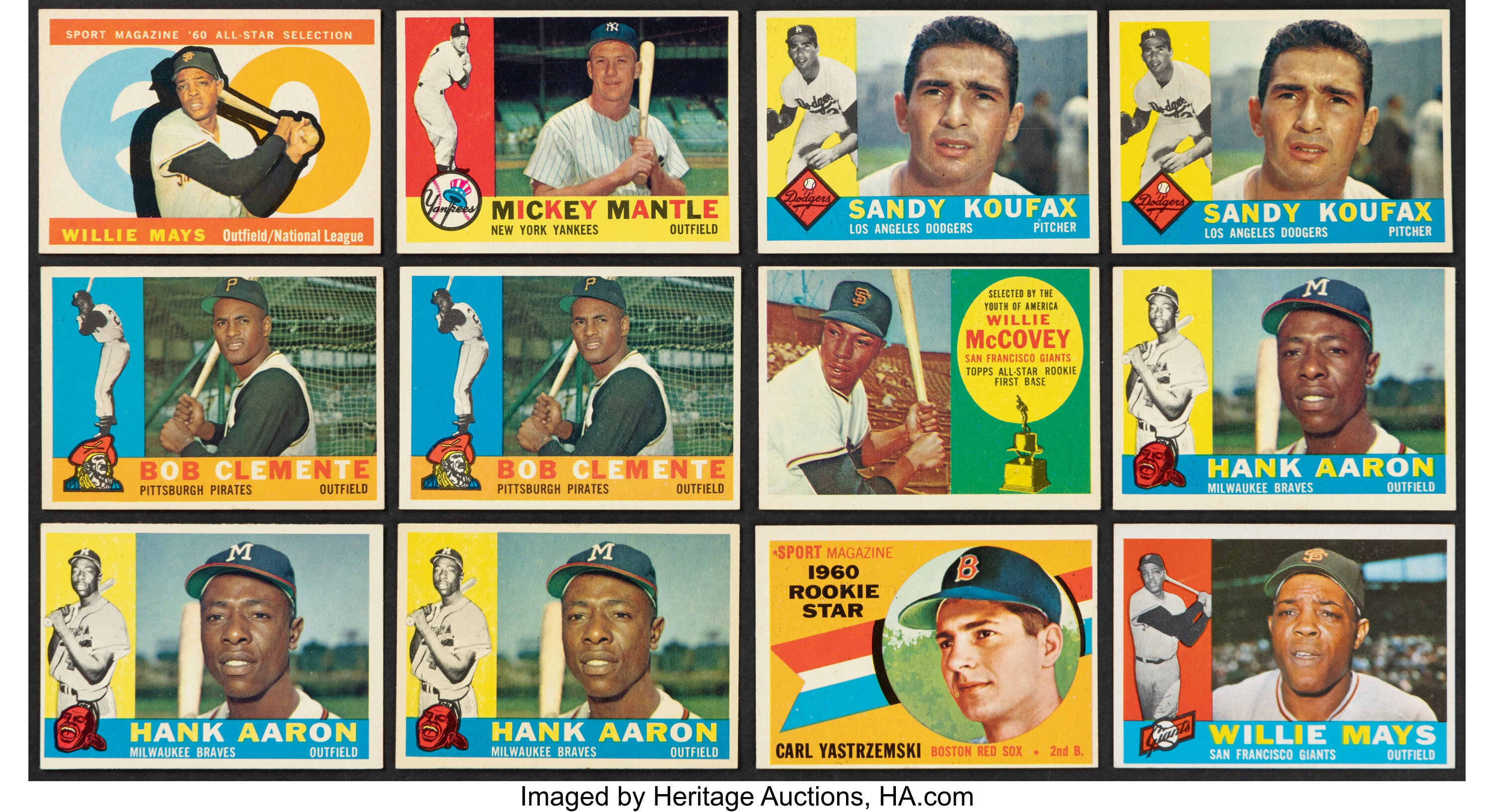 1960 Topps Baseball Card Collection (700+). ... Baseball Cards Lots ...
