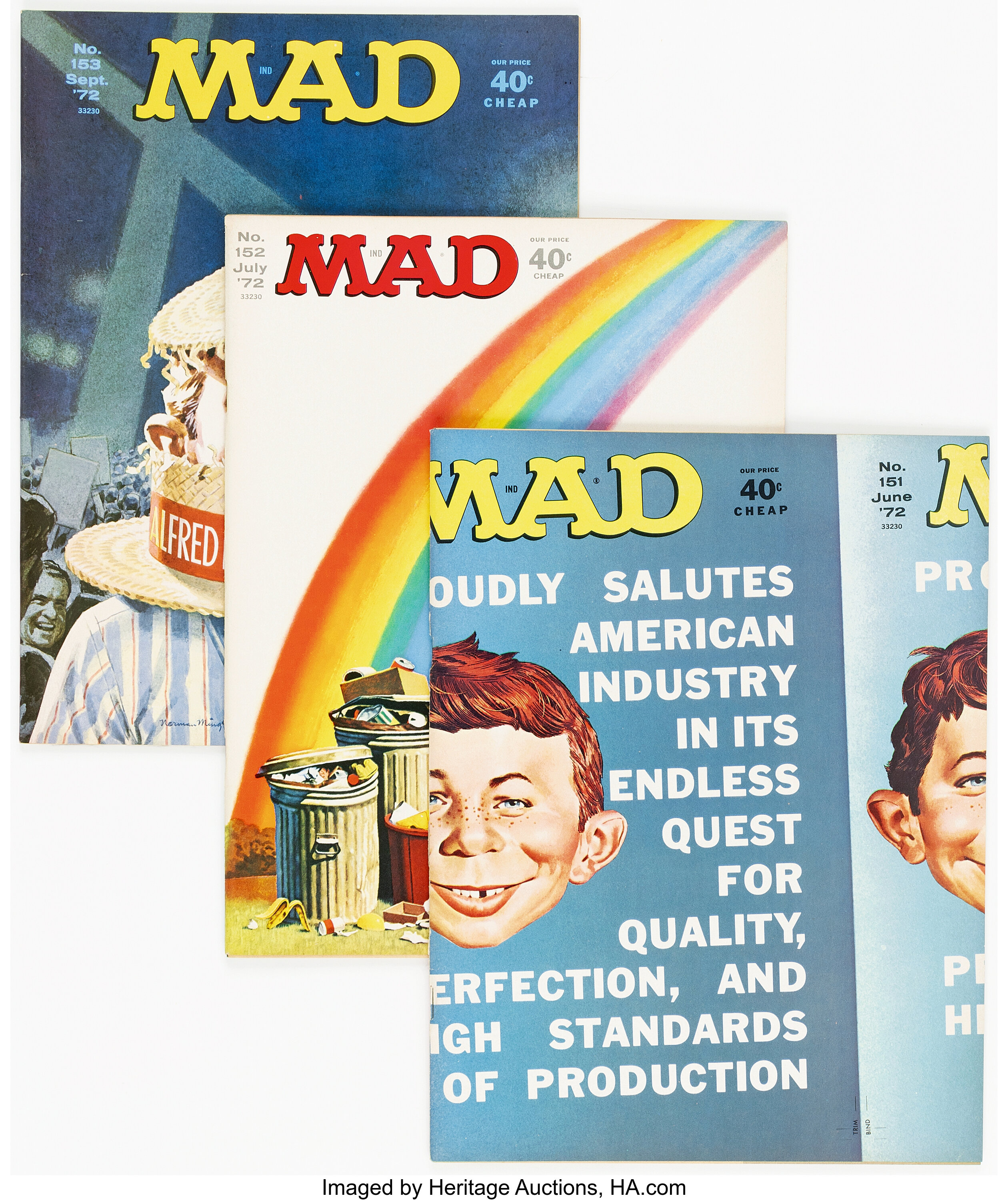 MAD Group of 100 (EC, 1972-84) Condition: Average VF.... (Total: | Lot ...