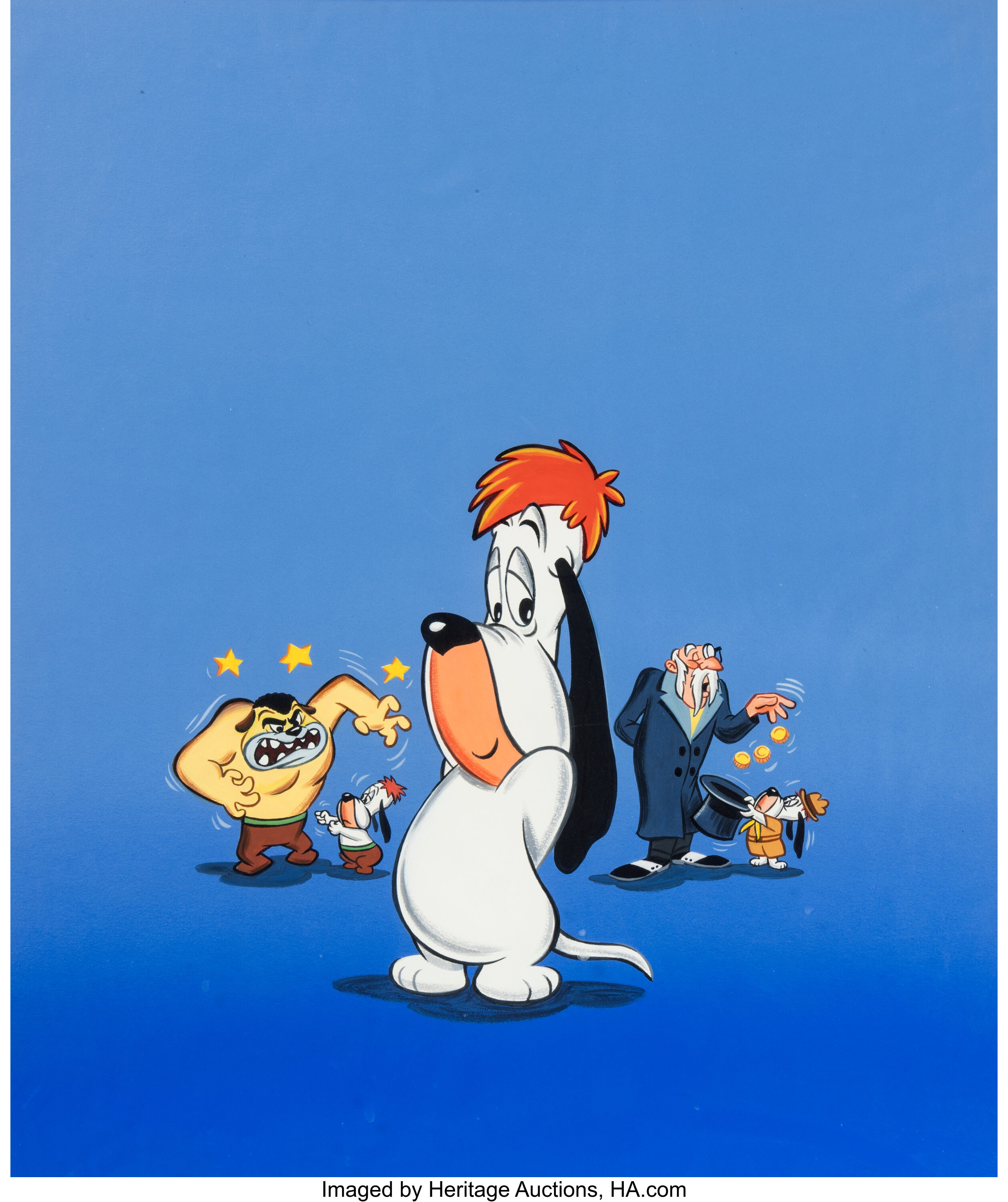MGM Artist The Adventures of Droopy VHS Box Cover Painting Original ...