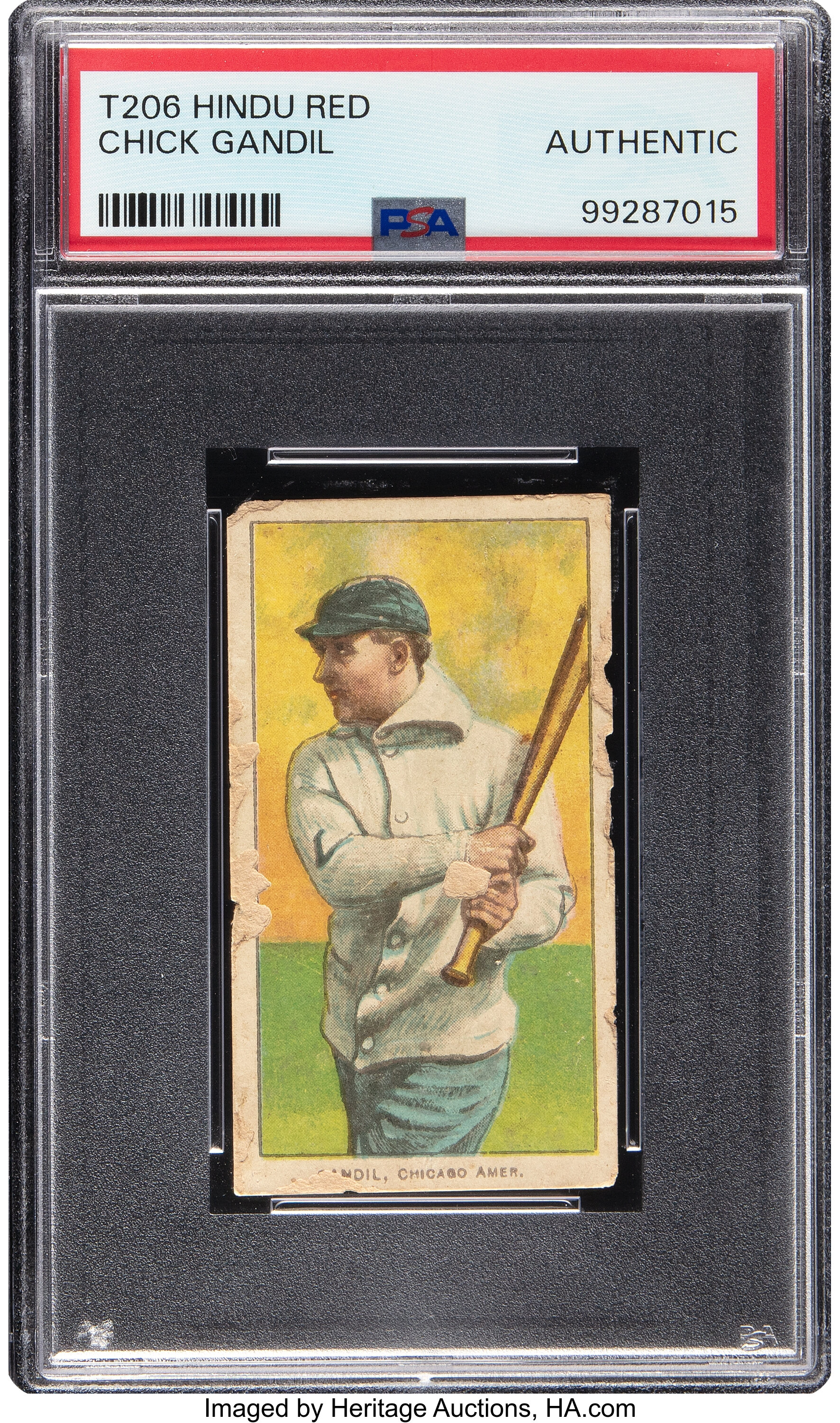 1909-11 T206 Hindu Red Chick Gandil PSA Authentic.... Baseball | Lot ...