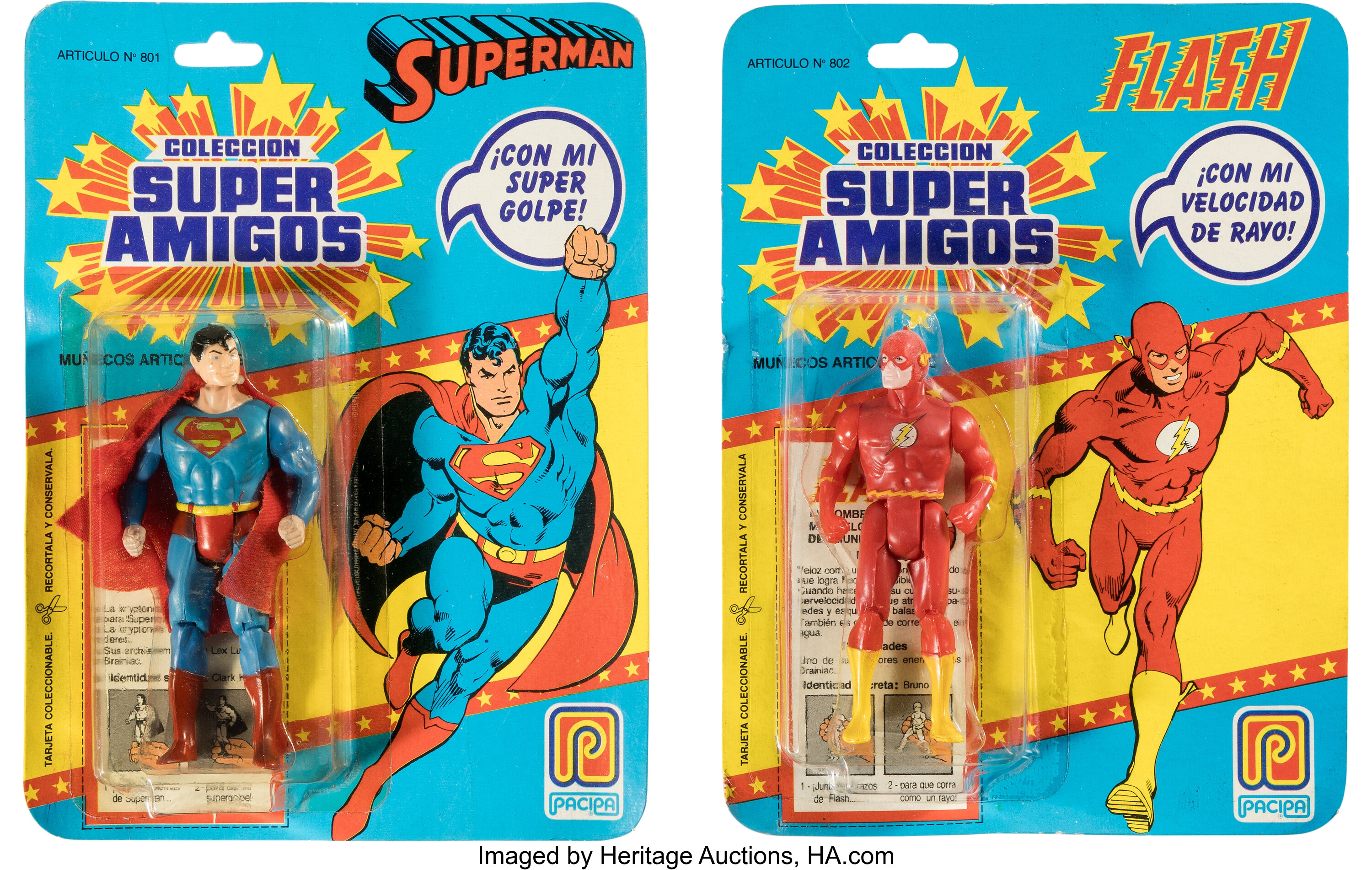 Super Powers Collection (Coleccion Super Amigos) Superman & Flash | Lot ...