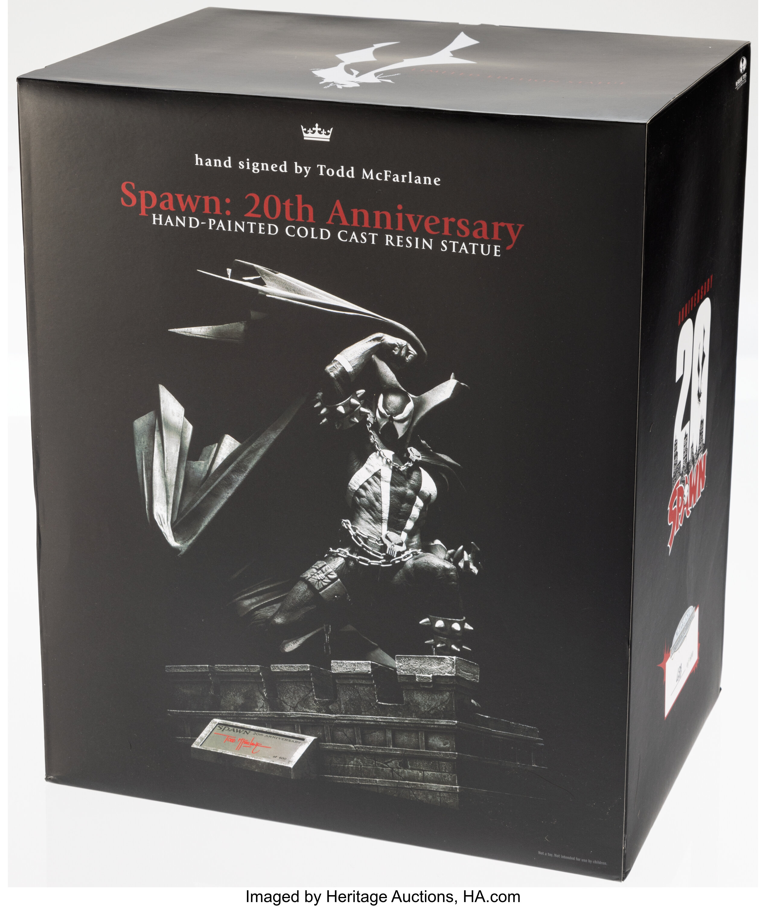 Spawn: 20th Anniversary Limited Edition Statue 498/600 (McFarlane | Lot ...