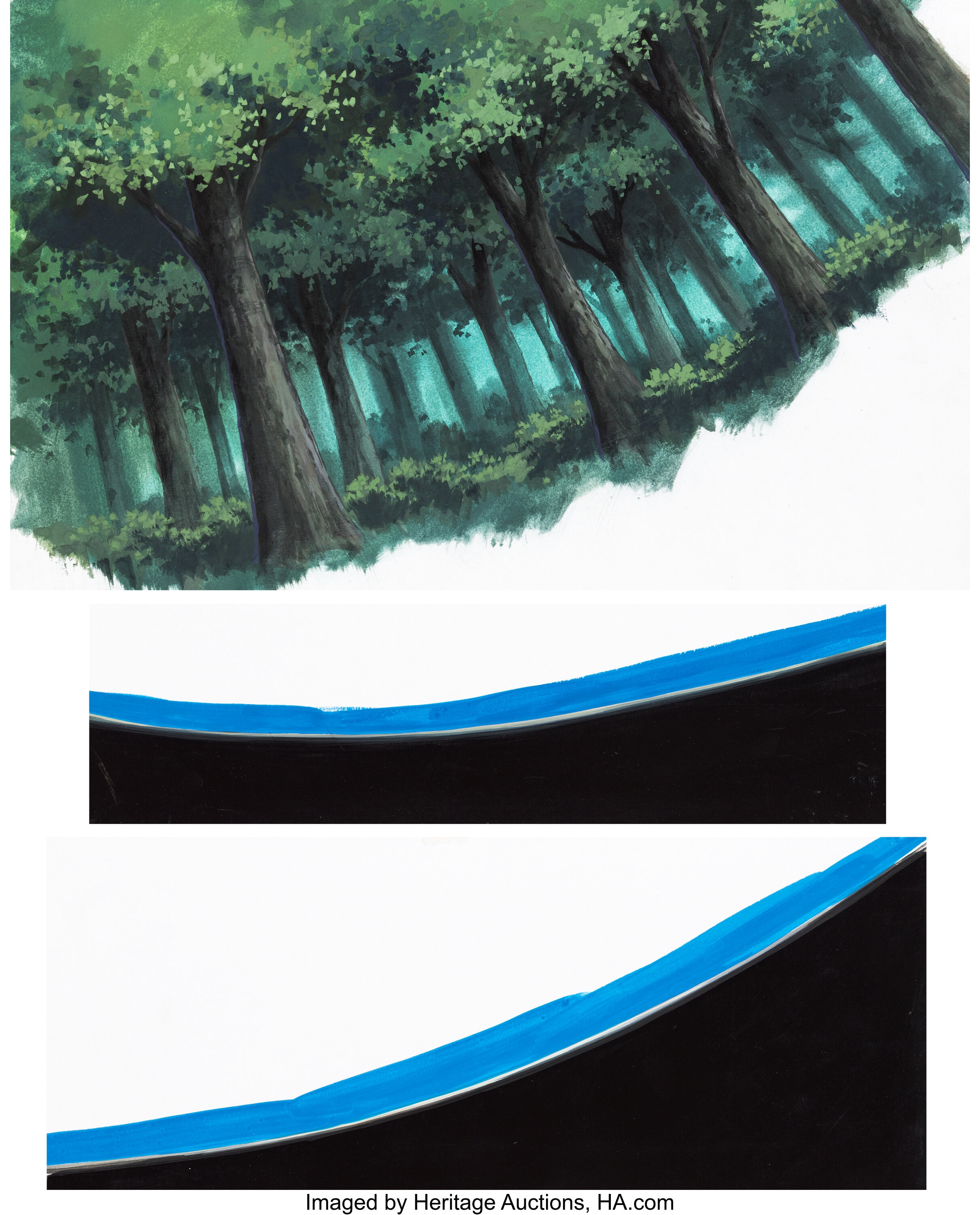 Naruto "Kakashi Hatake, the Jonin in Charge" Production Background ...