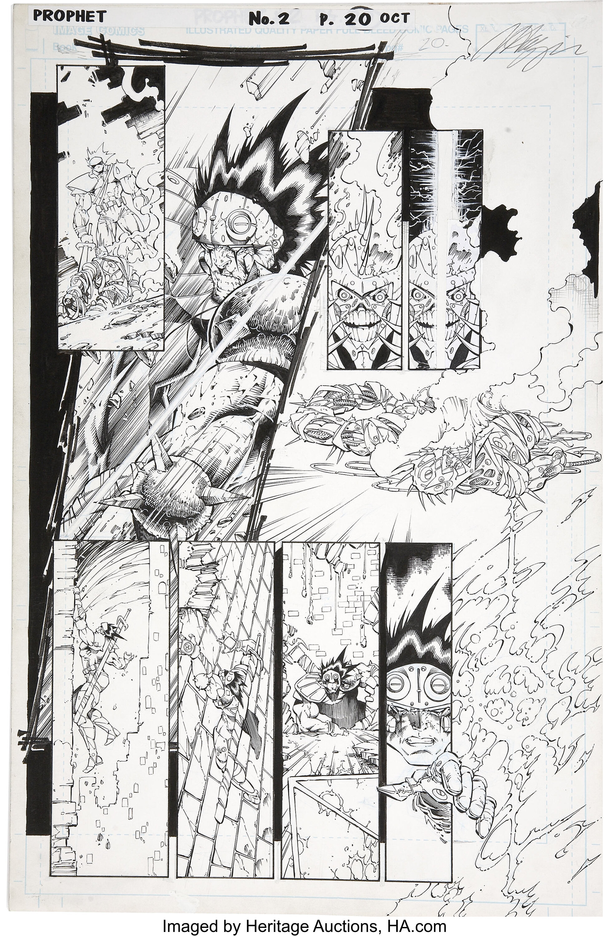 Stephen Platt and Marlo Alquiza - Prophet #2, page 20 Original Art ...