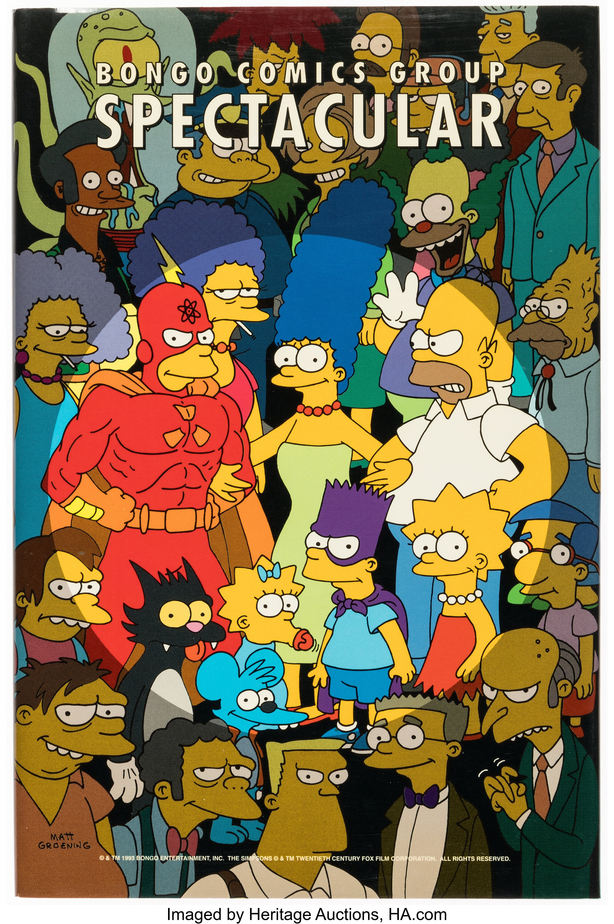 Bongo Comics Group Spectacular Limited Edition Hardcover Comic Book ...