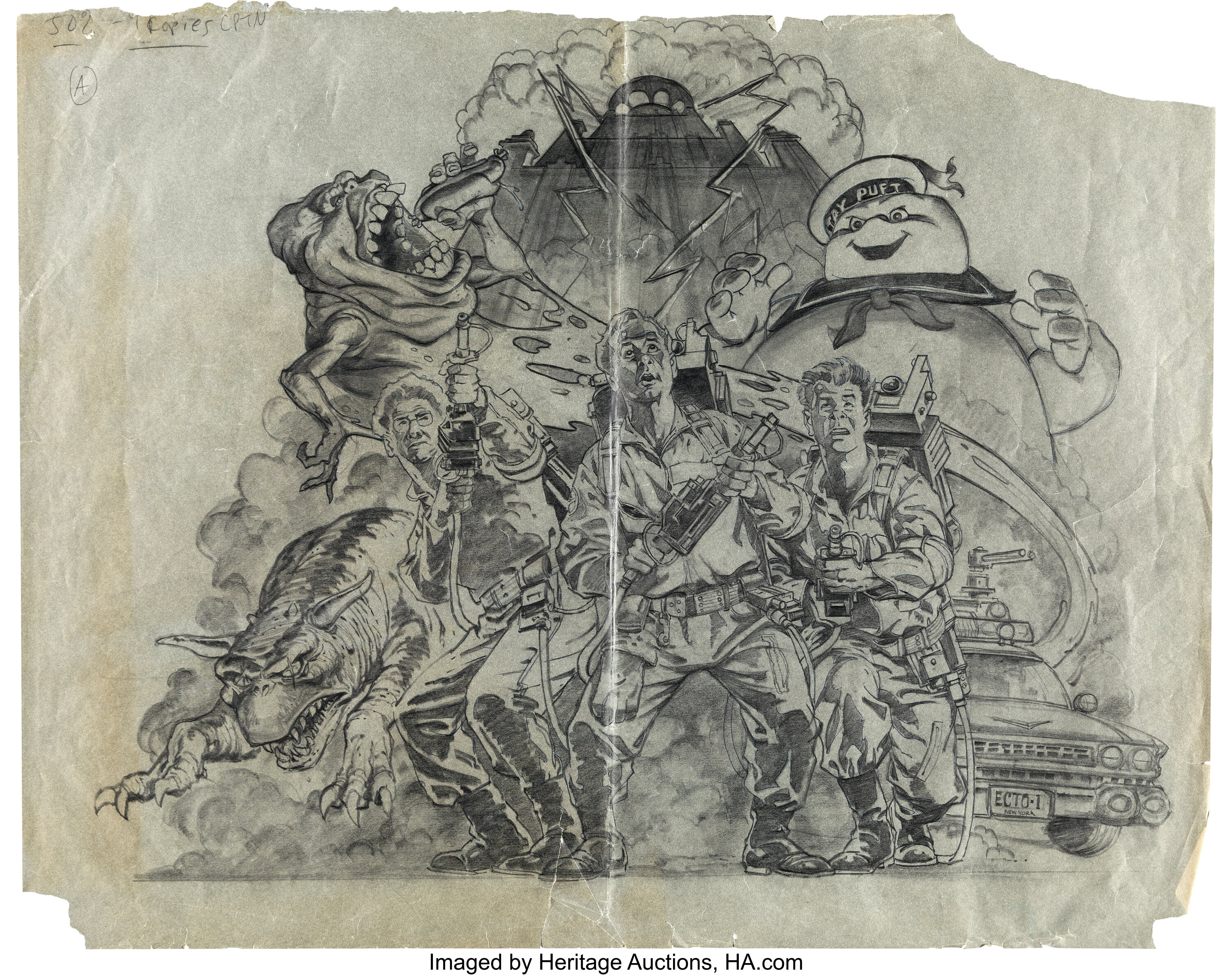 Ghostbusters (Columbia, 1984) Mike Ploog Original Promo Art.... | Lot ...