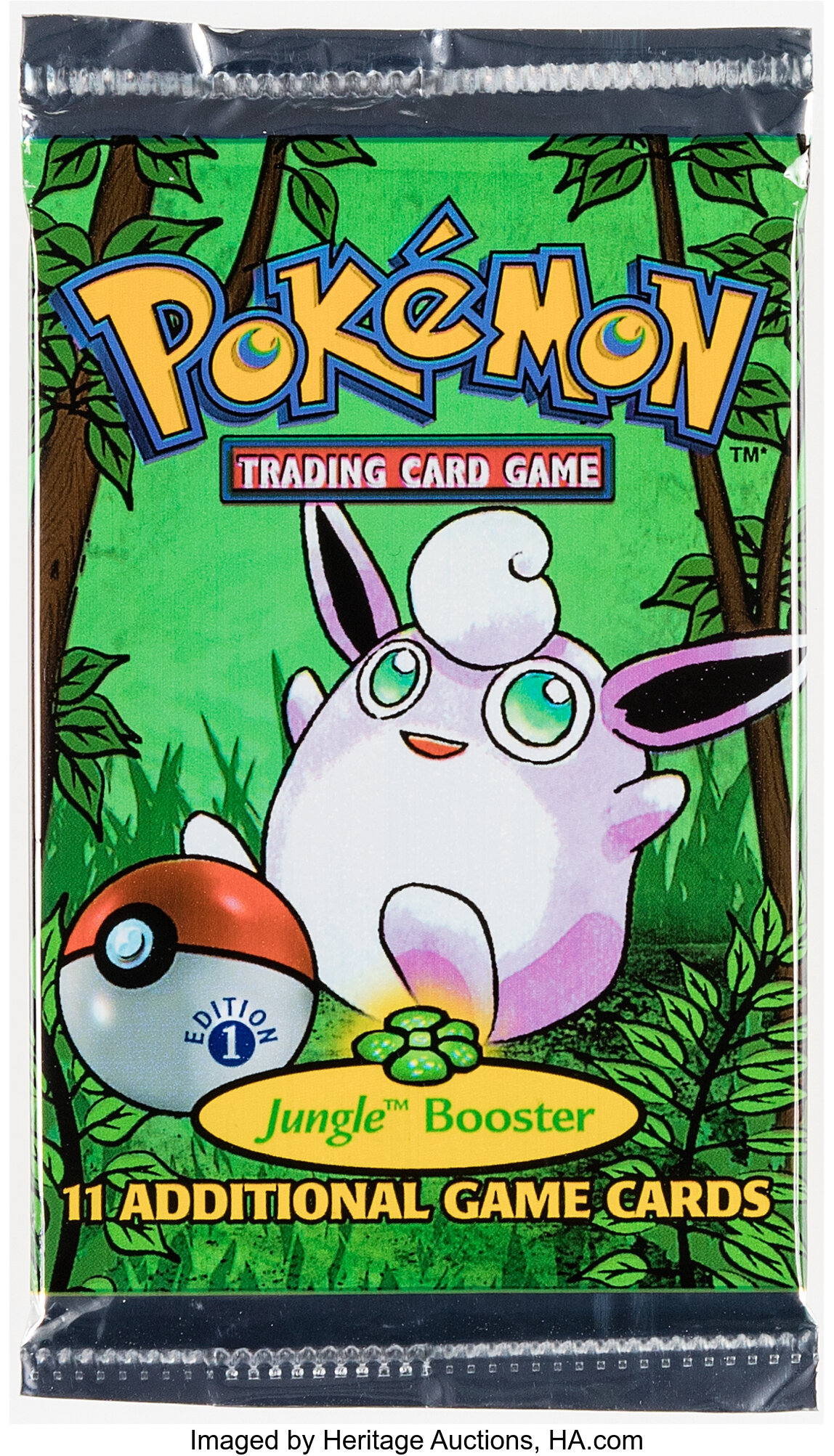 Pokémon 1st Edition Jungle Sealed Booster Pack (Wizards of the | Lot ...