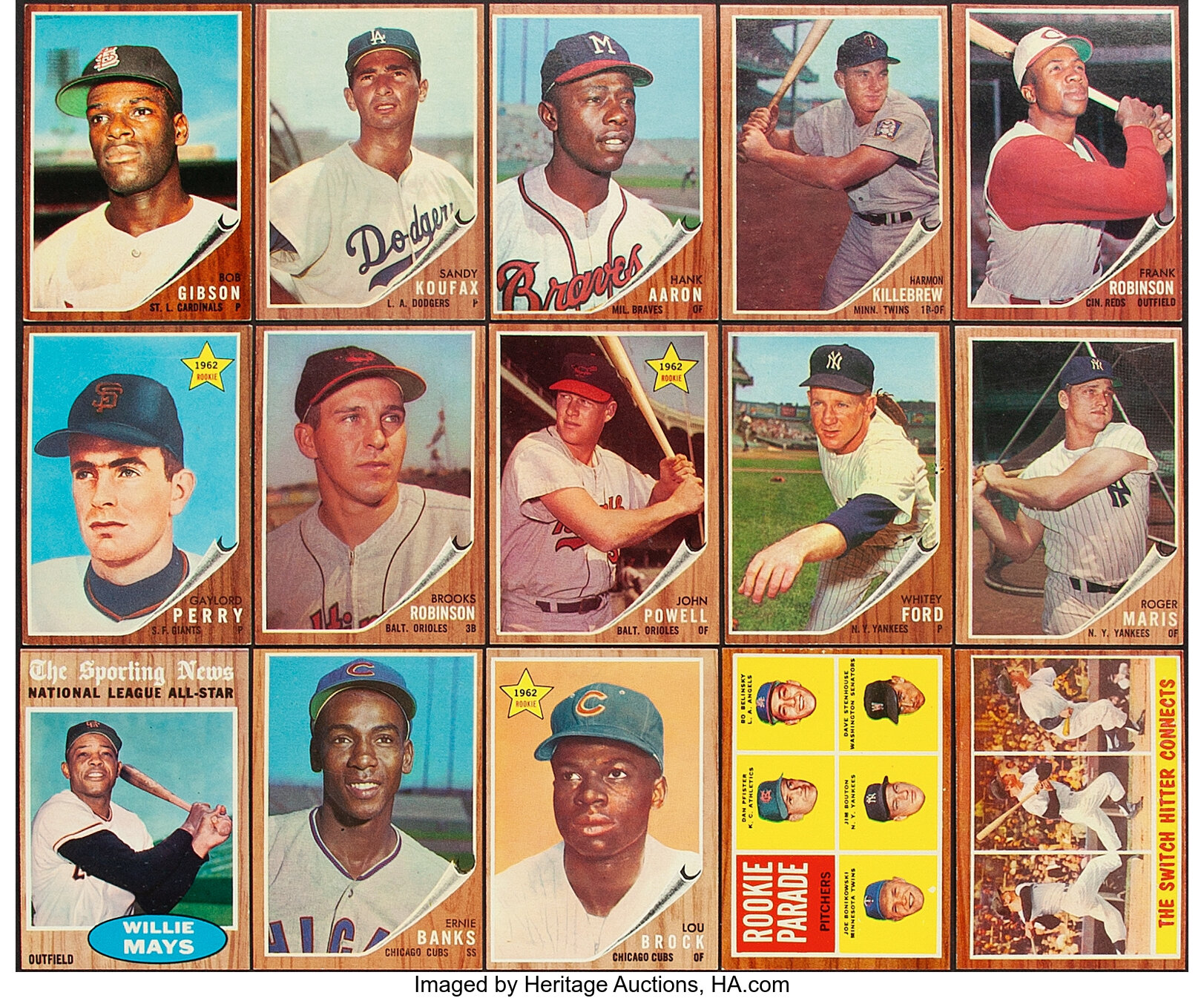 1962 Topps Baseball Partial Set (557/598). ... Baseball Cards Sets ...