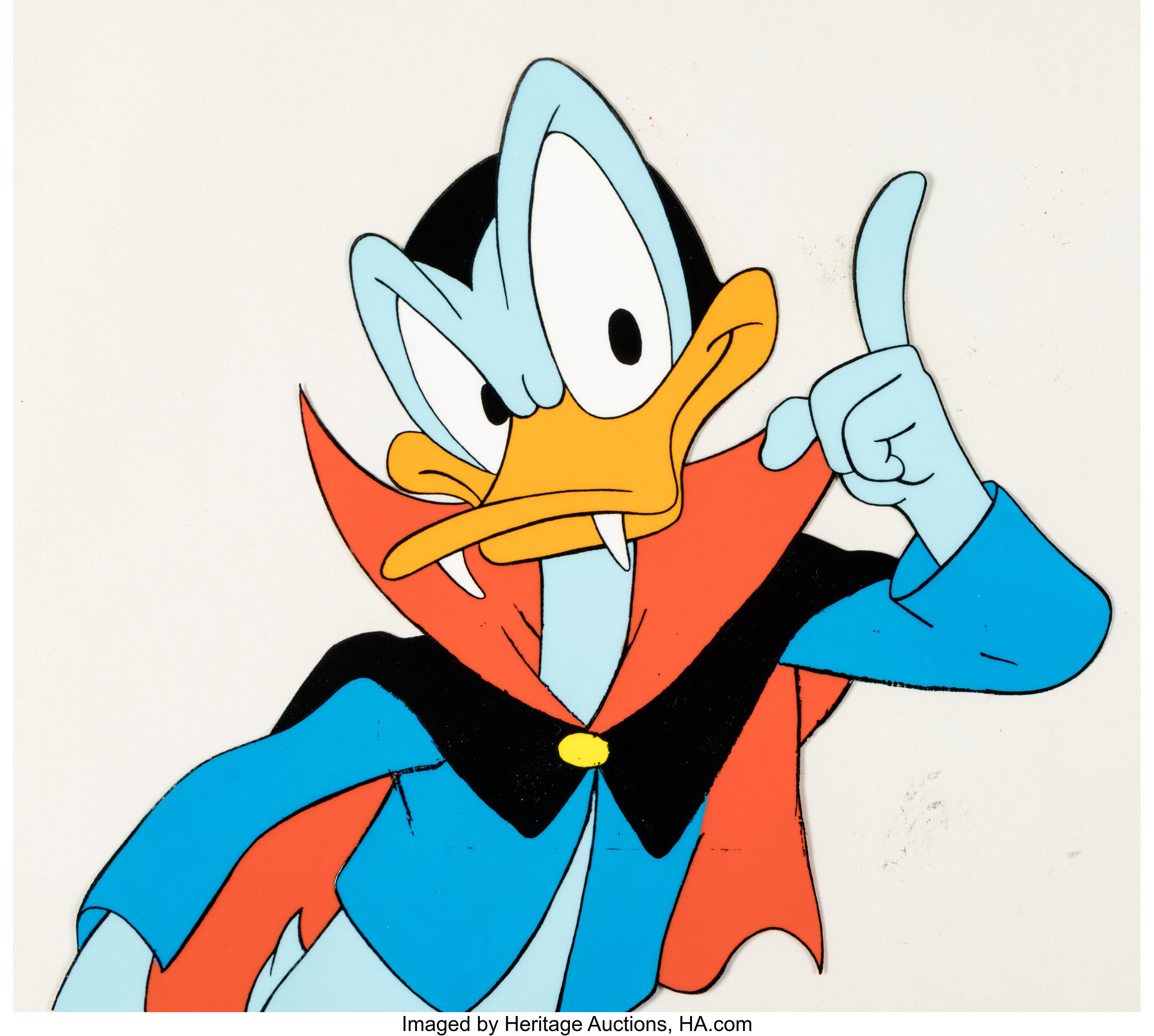 Quackula Color Model/Publicity Cel (Filmation, 1977). ... Animation ...