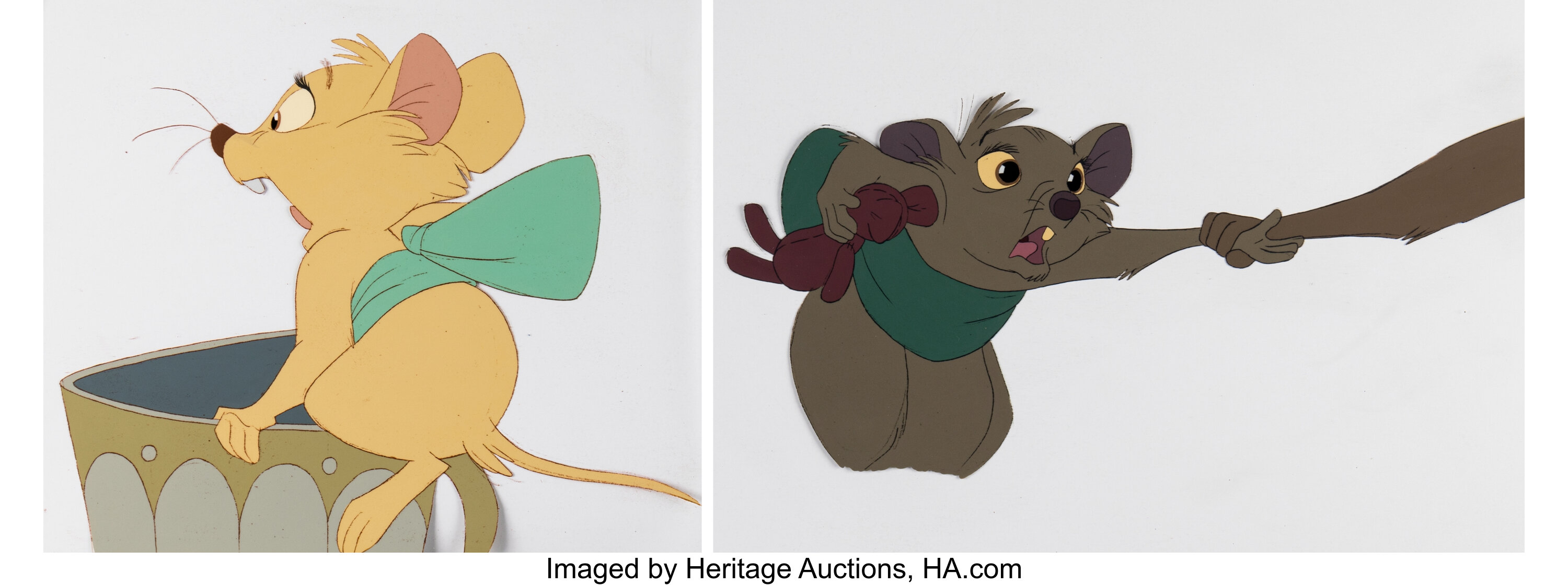 The Secret of NIMH Cynthia Brisby Production Cels Group of 2 (Don | Lot ...
