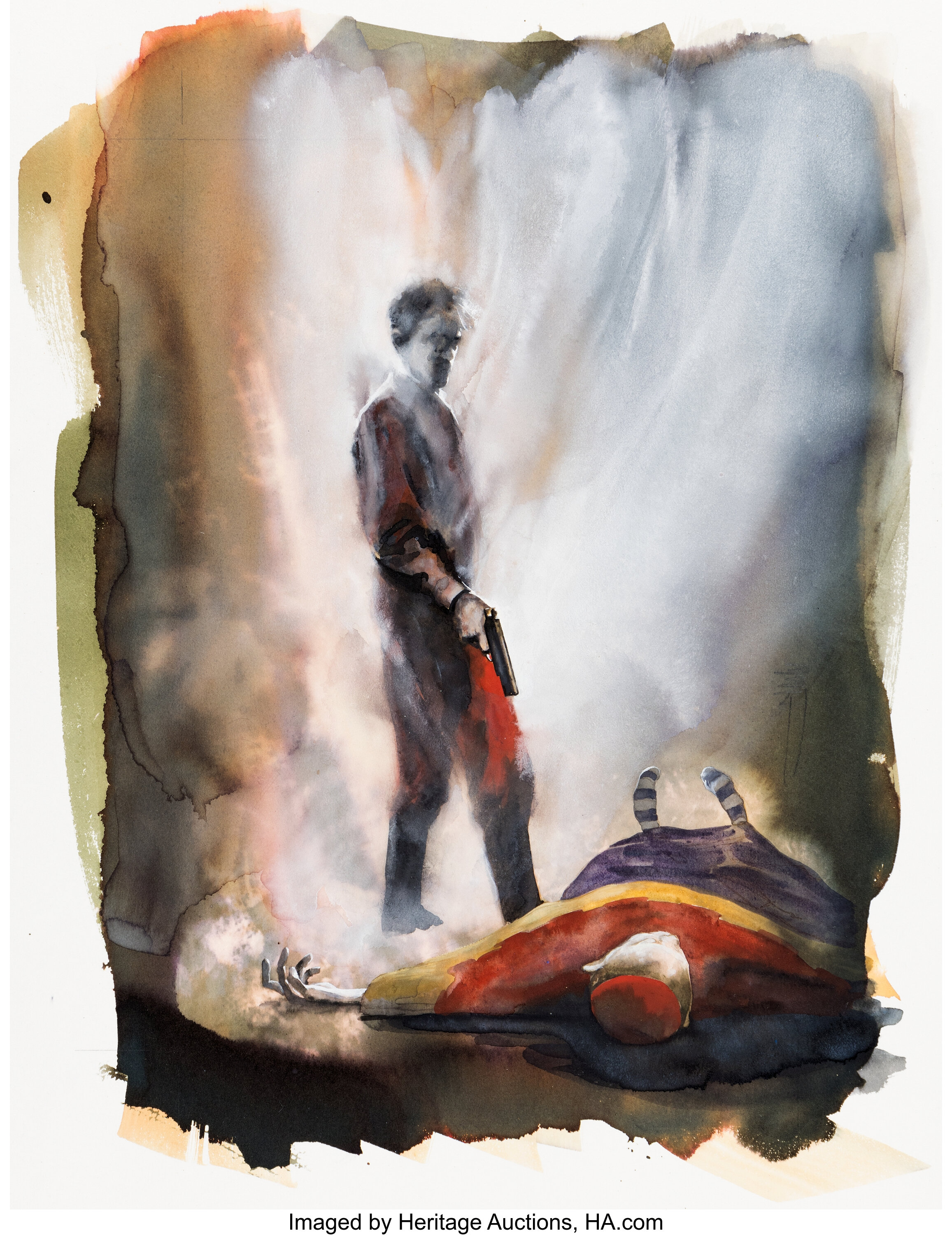Jon J. Muth Moonshadow #11 Cover Original Art (DC/Vertigo, | Lot #94389 ...
