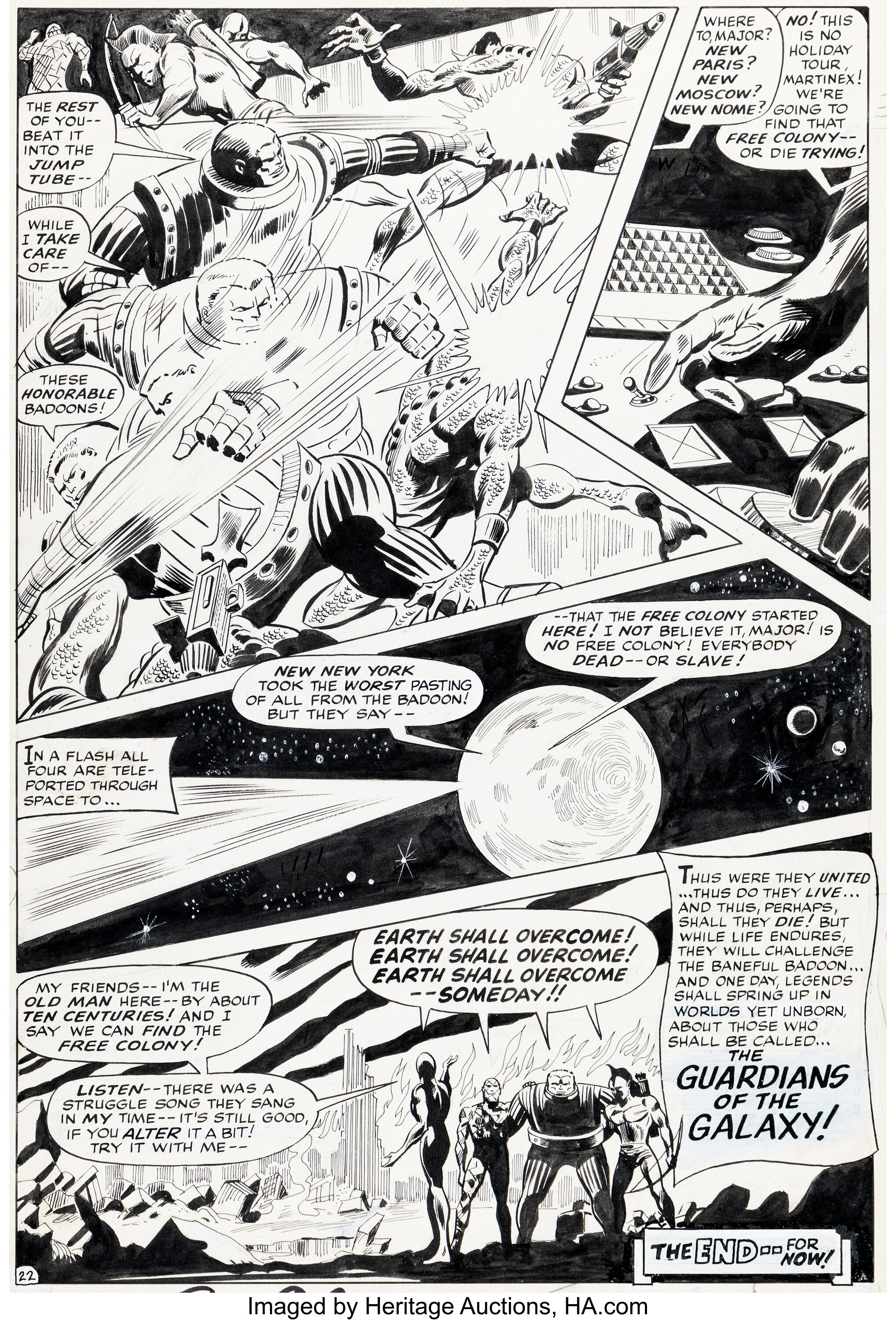 Gene Colan and Mike Esposito (as Mickey Demeo) Marvel Super-Heroes ...