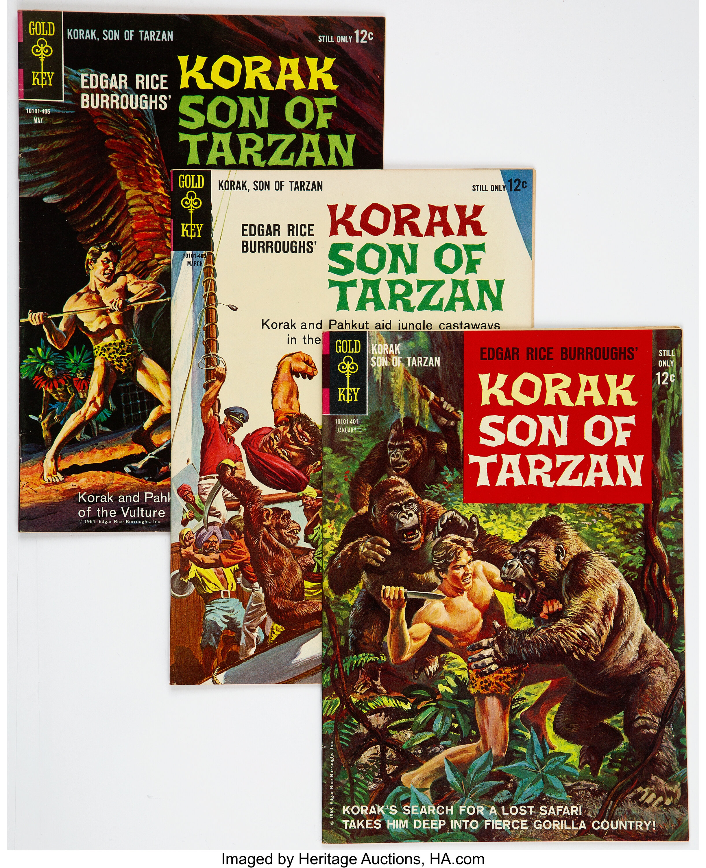 Korak, Son of Tarzan #1-45 Complete Series Group (Gold Key, | Lot ...