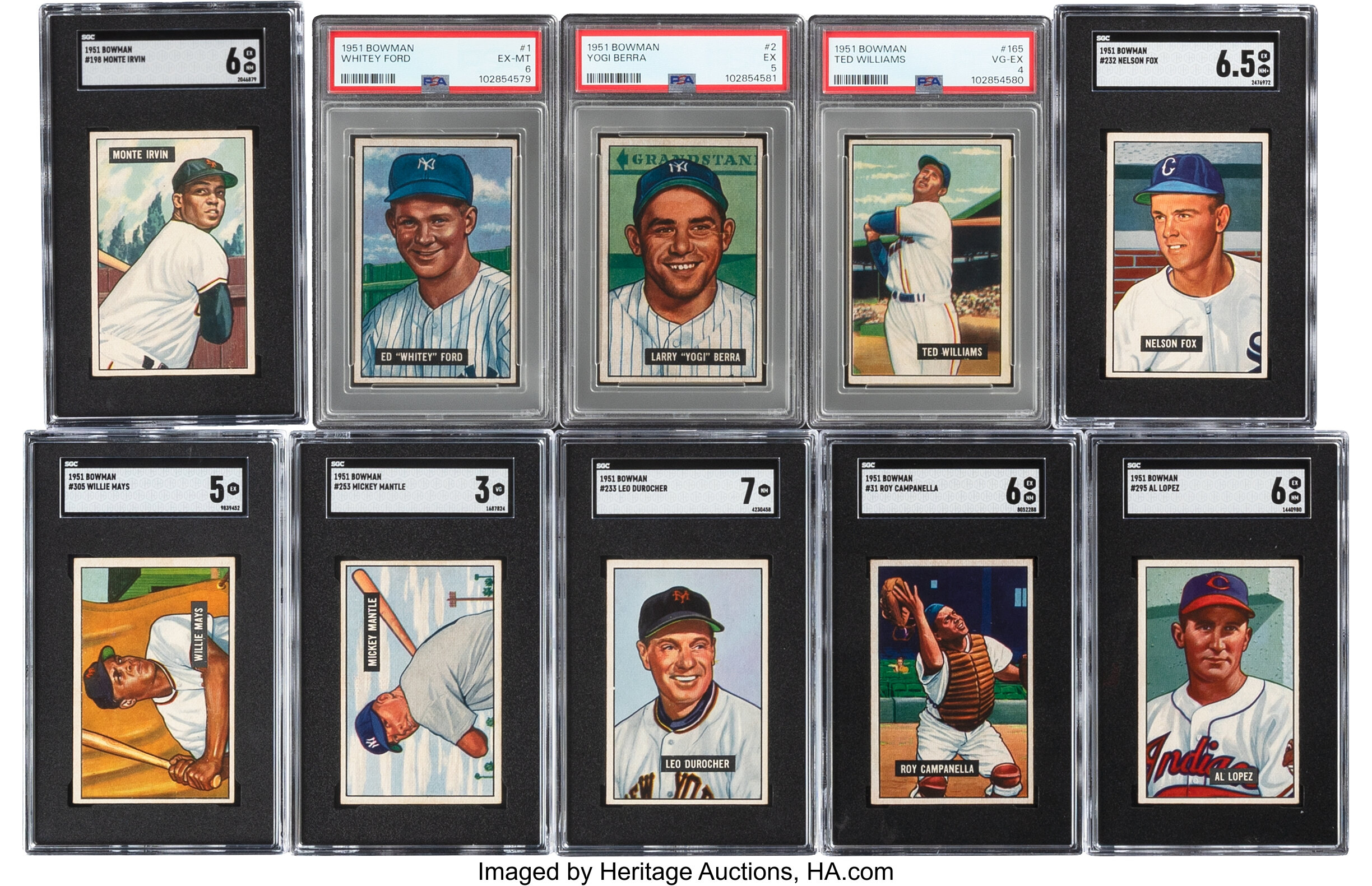 1951 Bowman Baseball Complete Set (324). ... Baseball Cards Sets | Lot ...