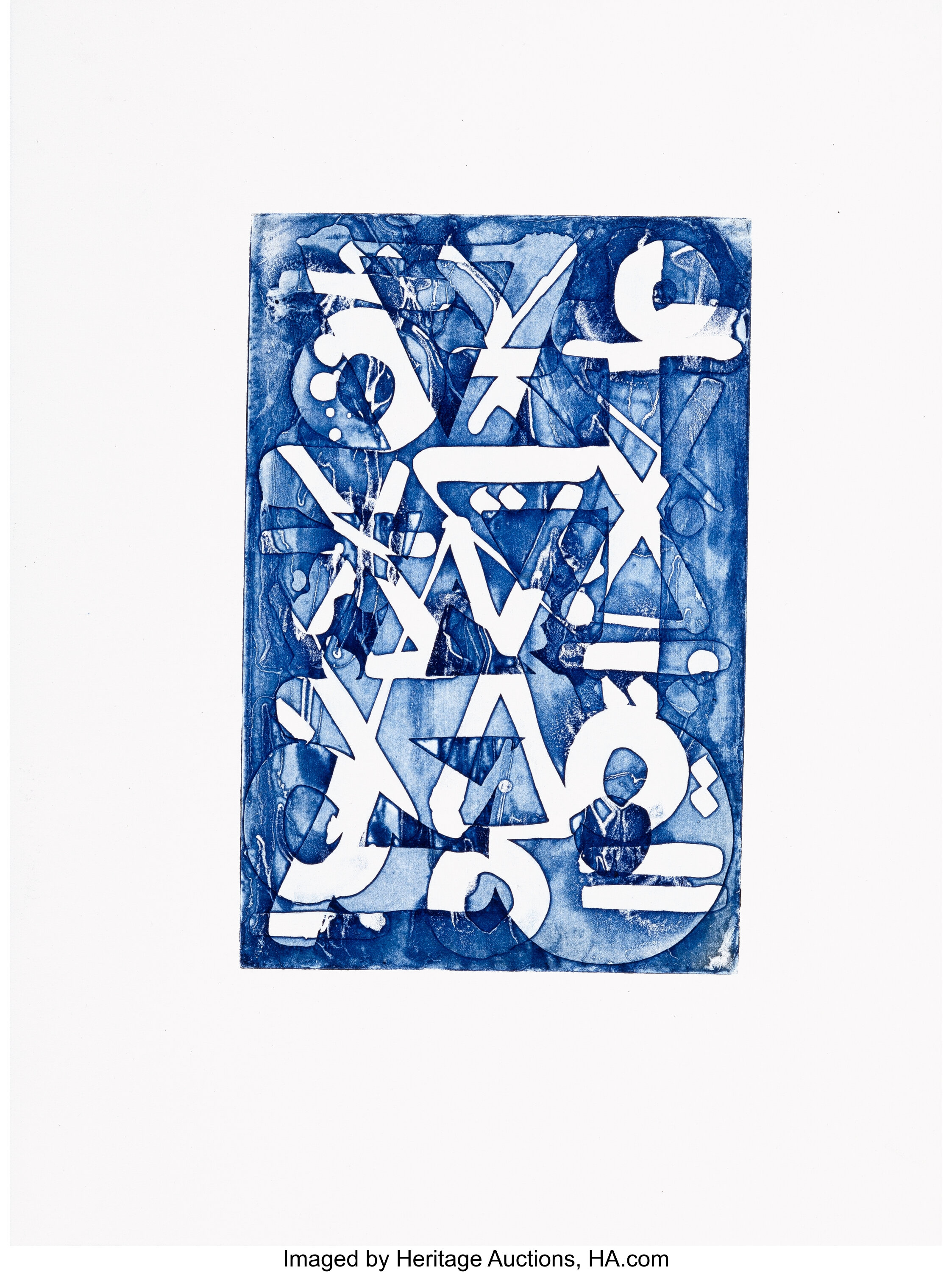 RETNA (b. 1979). Untitled. Screenprint in colors on wove paper. 15 ...