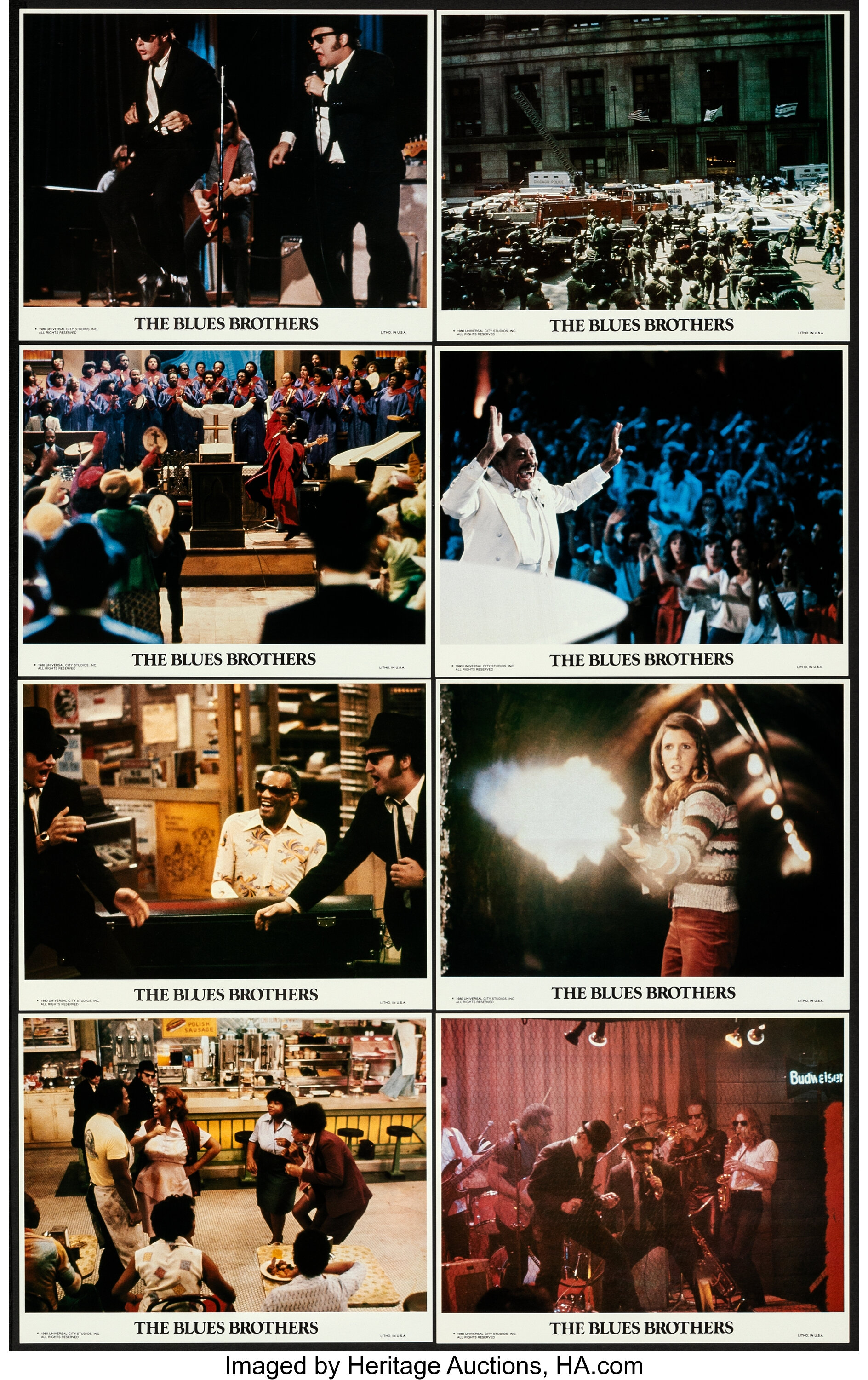 The Blues Brothers (Universal, 1980). Near Mint/Mint. Mini Lobby | Lot ...