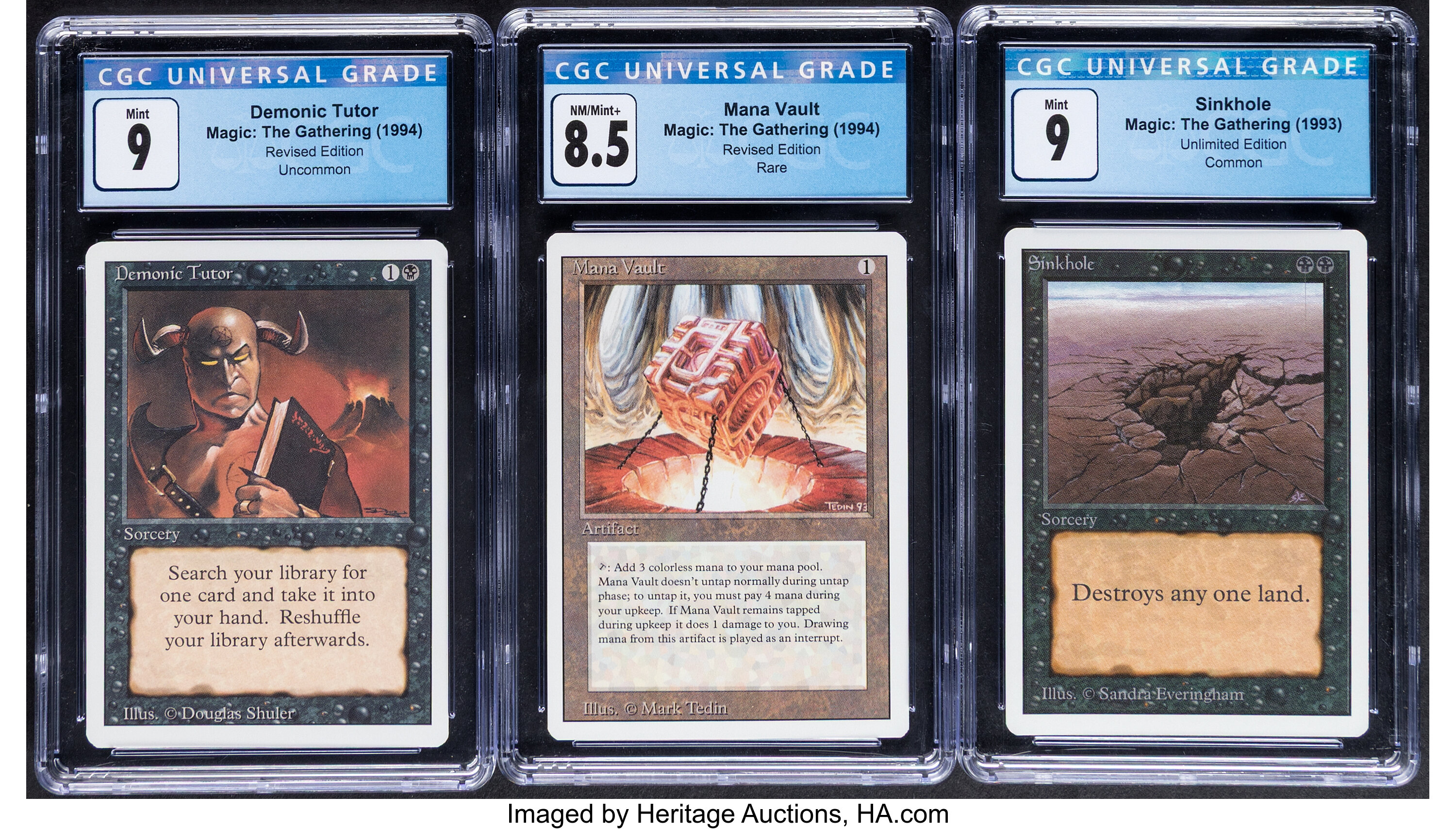 Magic: The Gathering Variety Sets Group of 3 CGC Graded Trading | Lot ...