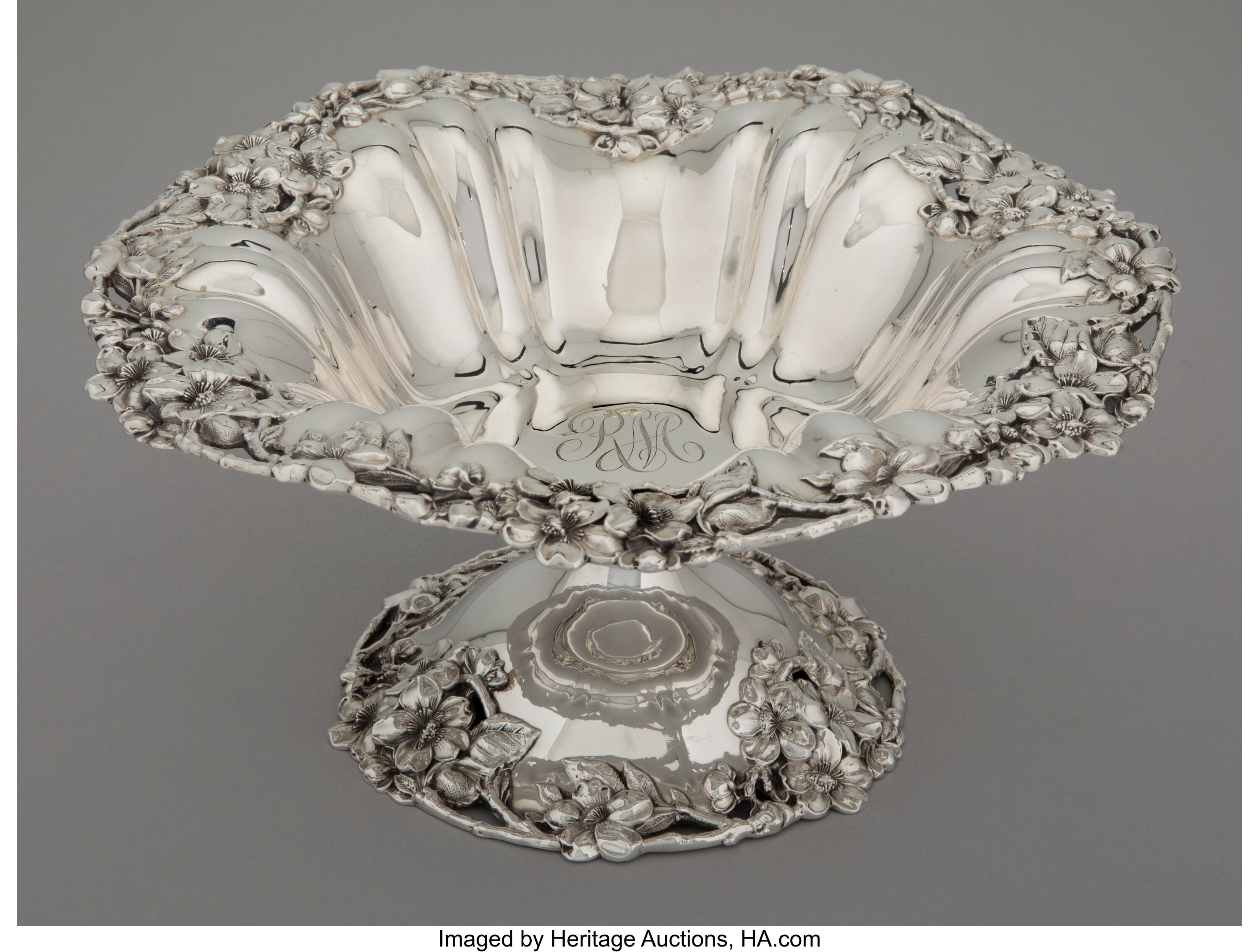 A Whiting Co. Silver Compote, New York, late 19th/early 20th | Lot ...