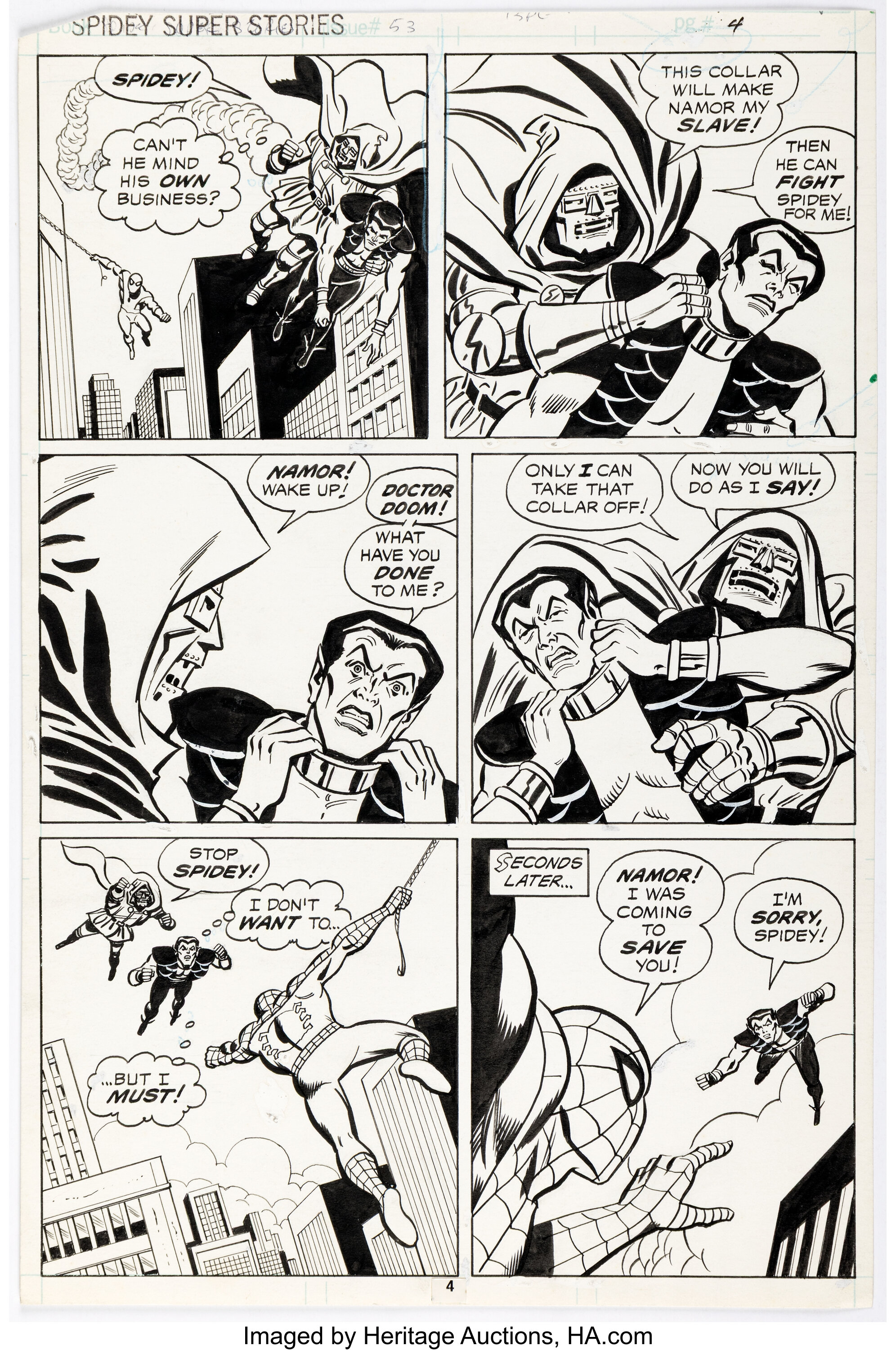 Win Mortimer and Mike Esposito Spidey Super-Stories #53 Story Page ...