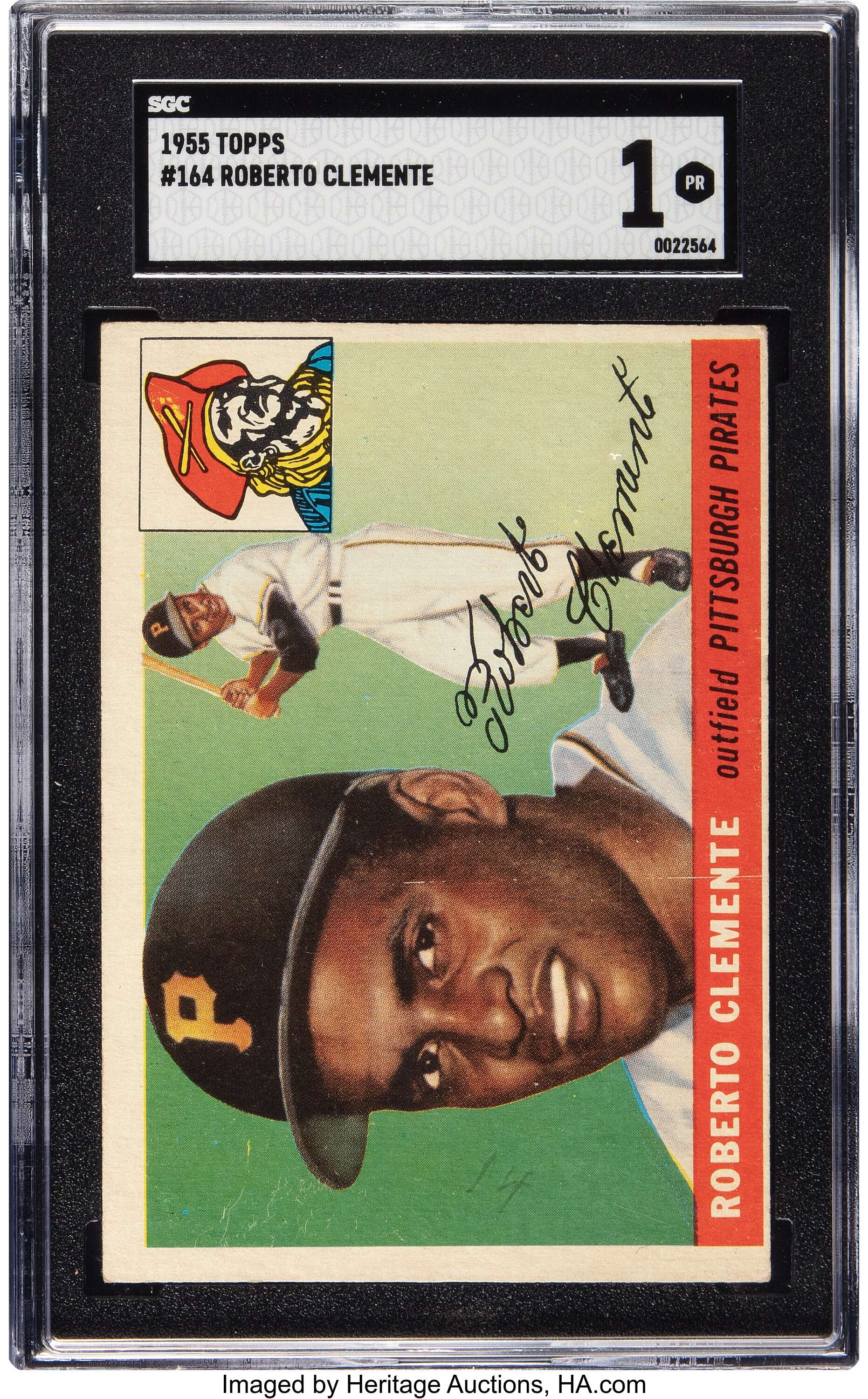 1955 Topps Roberto Clemente #164 SGC Poor 1.... Baseball Cards | Lot ...