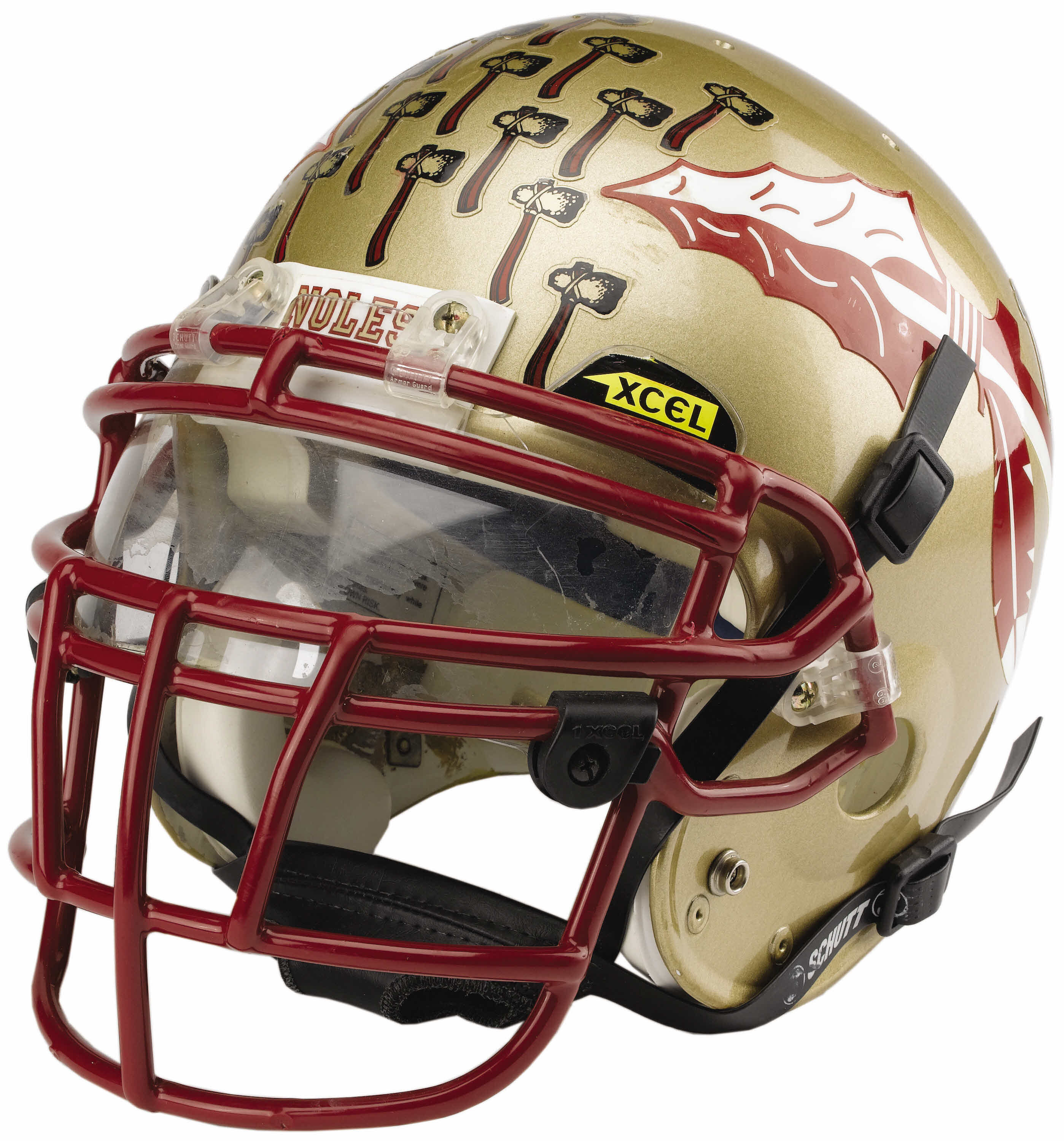1999 Theon Rackley Sugar Bowl Game Worn Helmet. The star linebacker ...