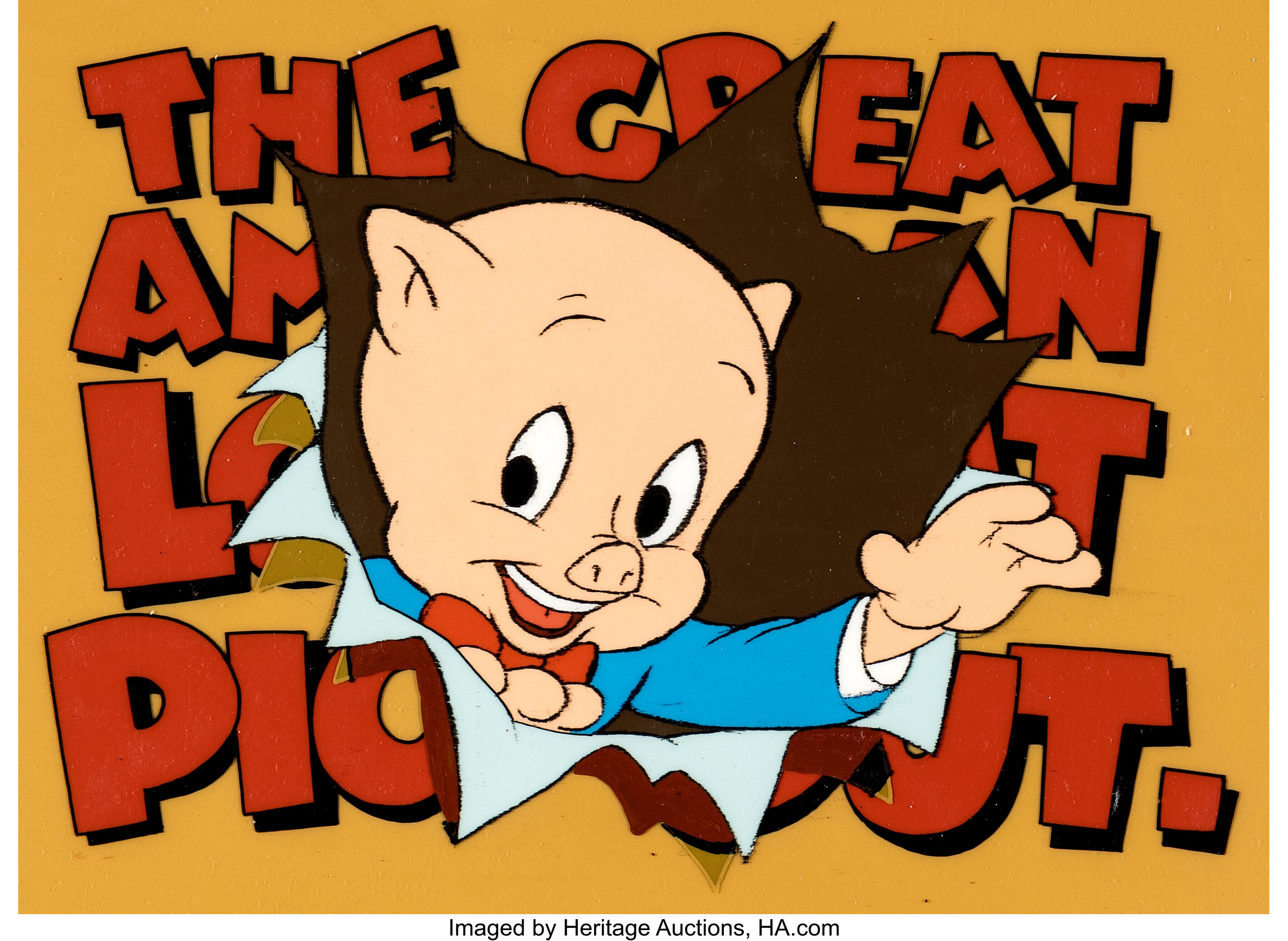 Porky Pig Television Commercial/Public Service Announcement Title | Lot ...