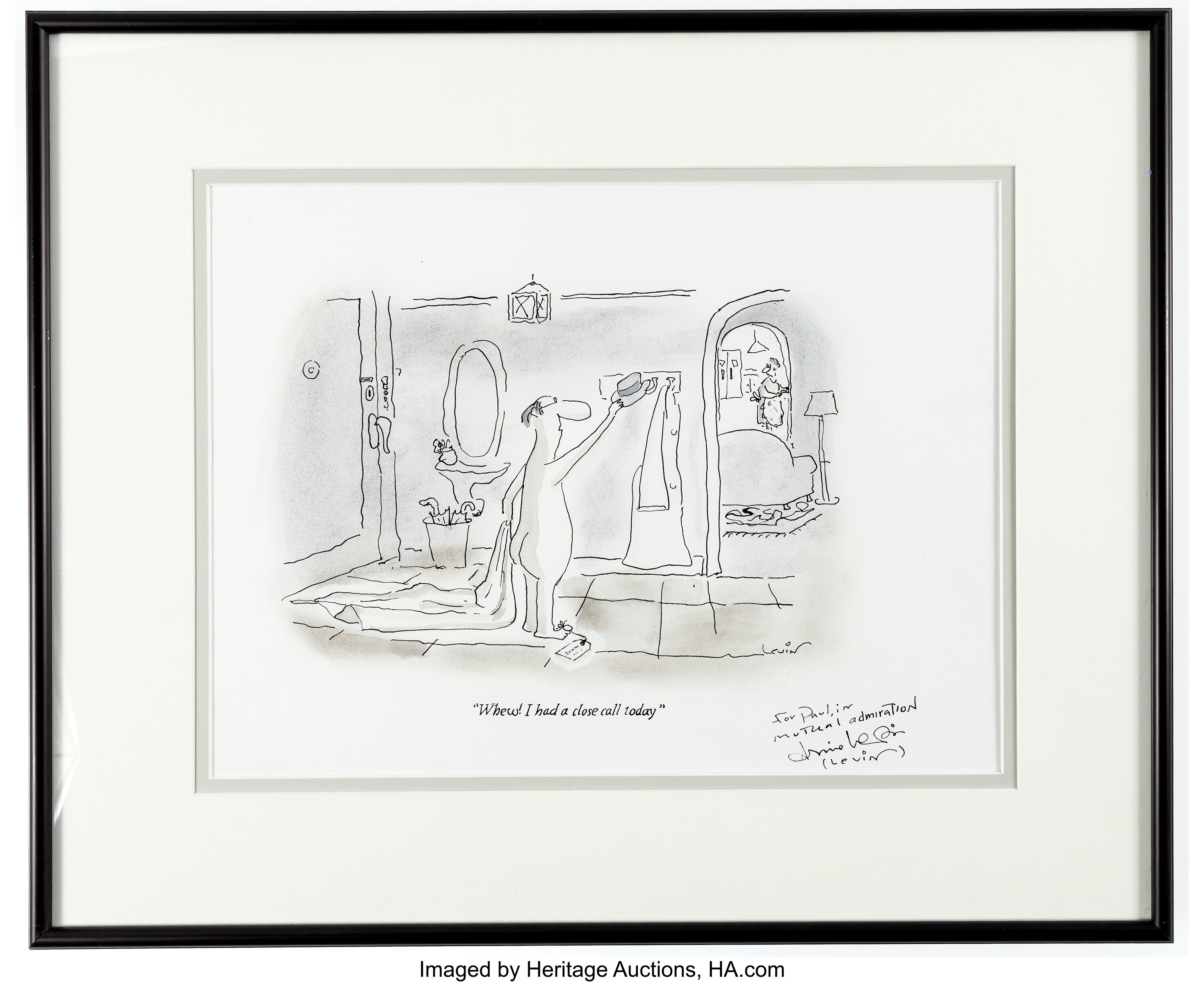 Arnie Levin The New Yorker Magazine 3-9-98 Gag Cartoon Original Art ...