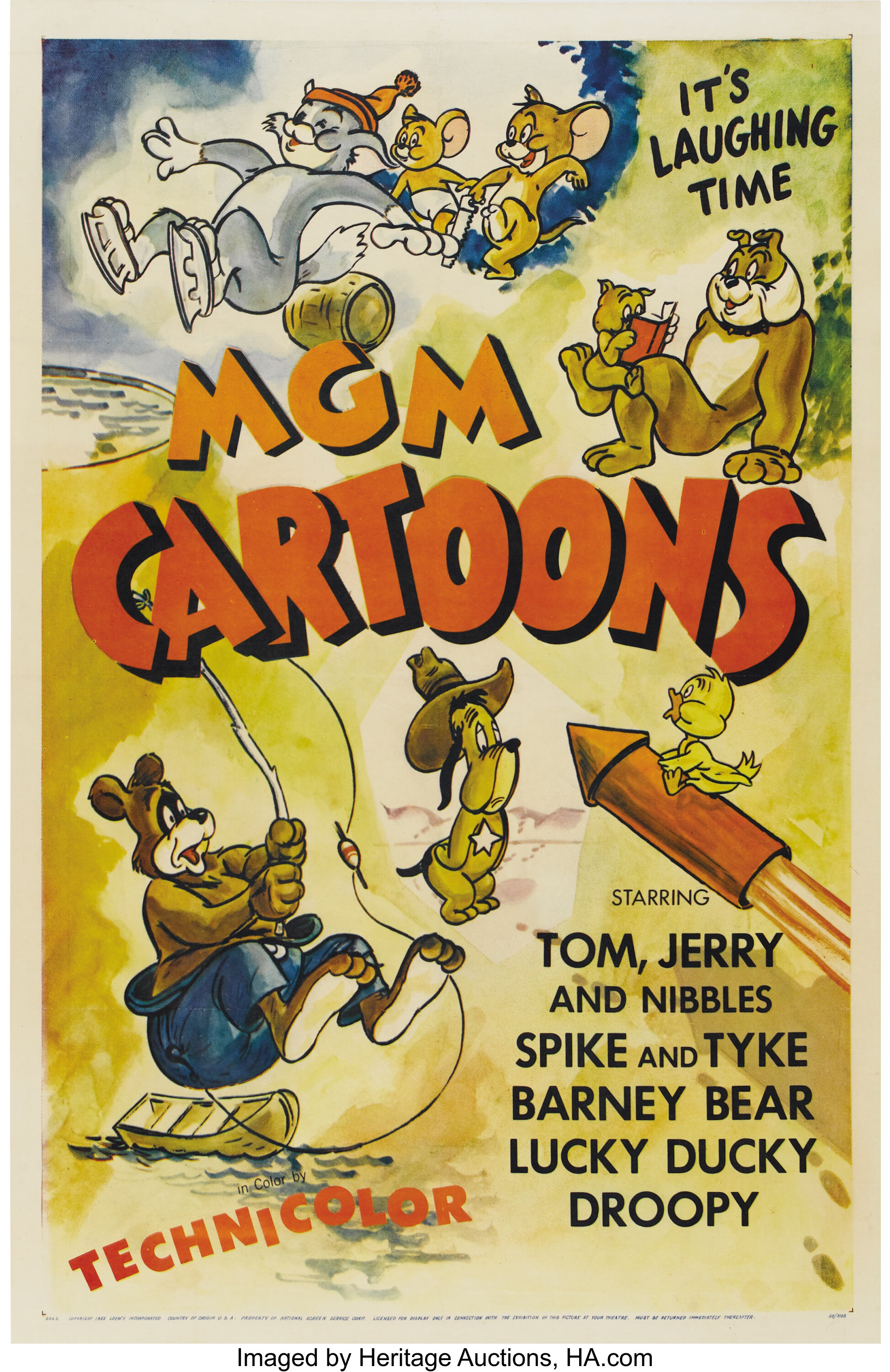 MGM Stock Poster (MGM, 1955). One Sheet (27" X 41").... Movie | Lot ...