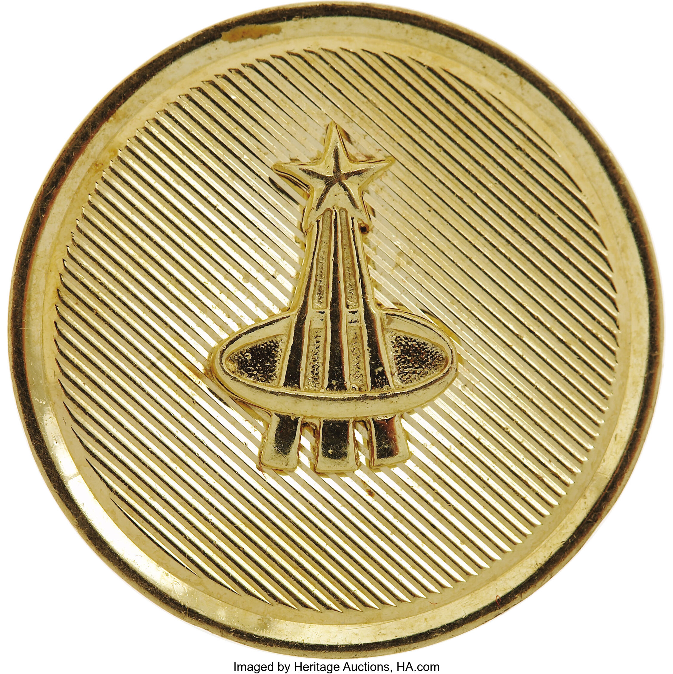 Apollo 13 Flown Official Gold Astronaut Wives Pin,... Space | Lot ...