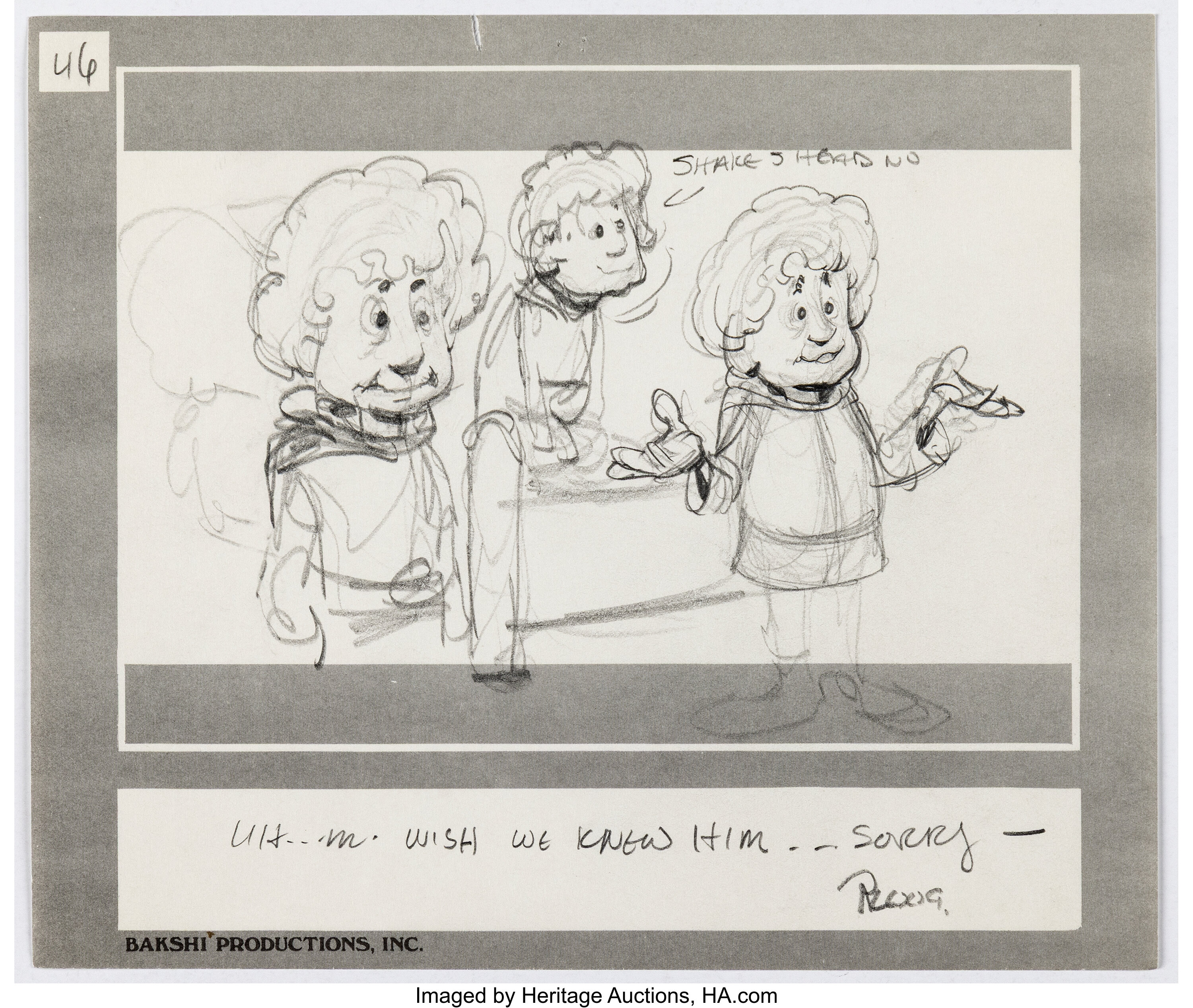 Mike Ploog Lord of the Rings Storyboard Original Art (United | Lot ...