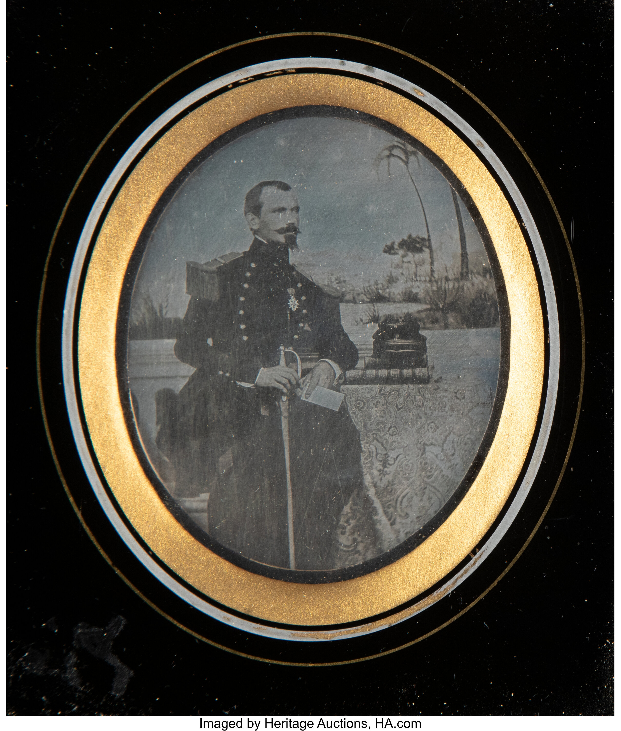 Unknown Photographers (mid-19th Century). Two Miliary Portraits, | Lot ...