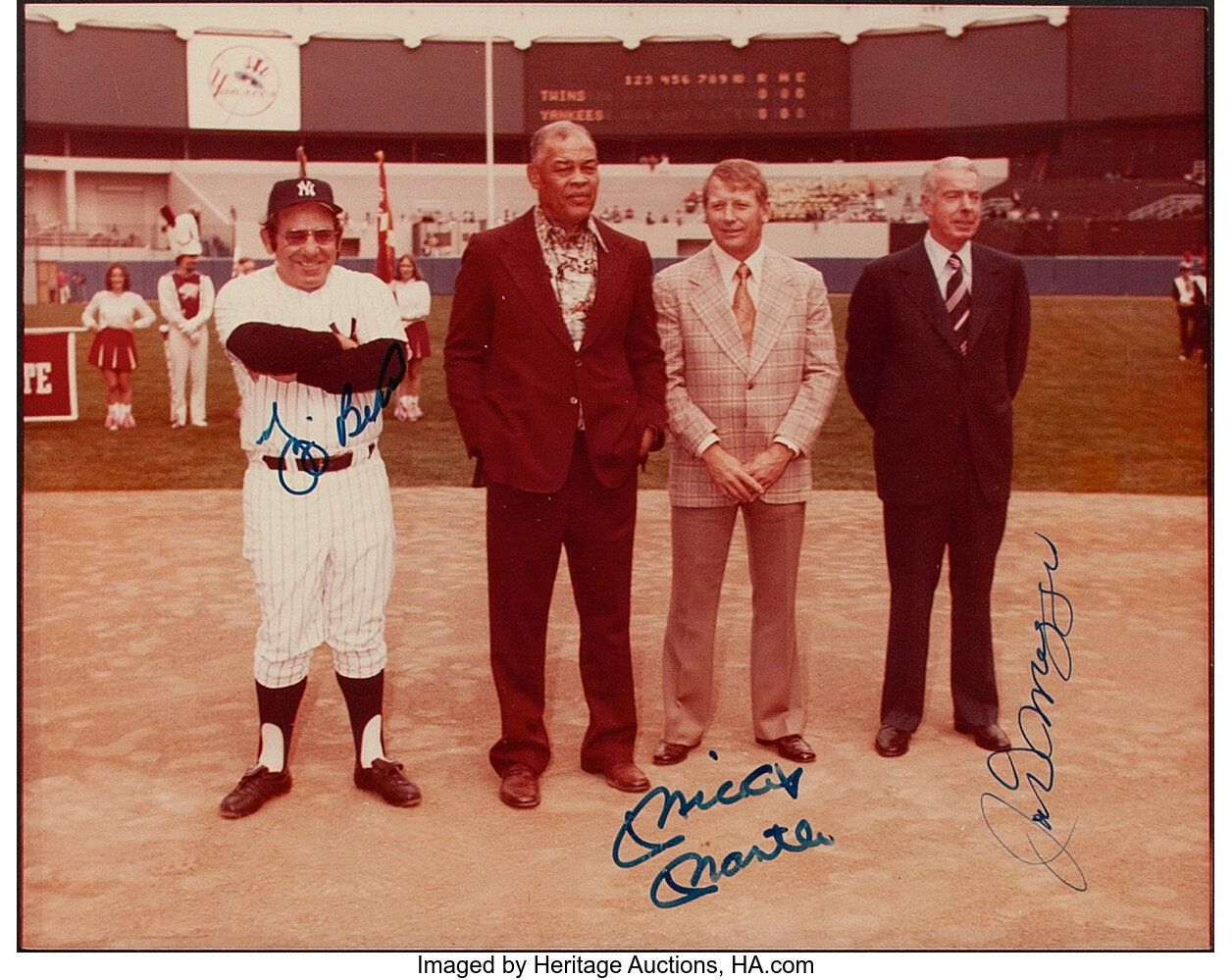 1970s New York Yankees Icons Multi-Signed Photograph - Berra, | Lot ...