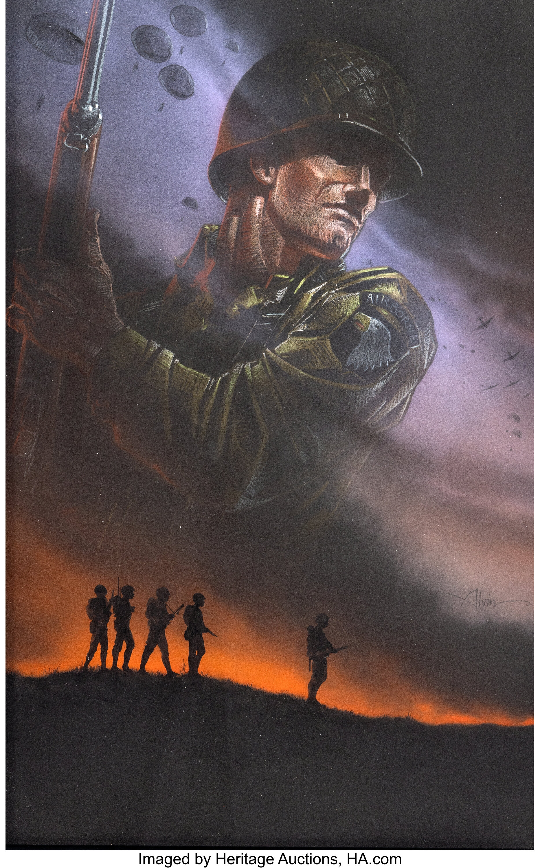 Band of Brothers (HBO Films, 2001), John Alvin Original Artwork of ...