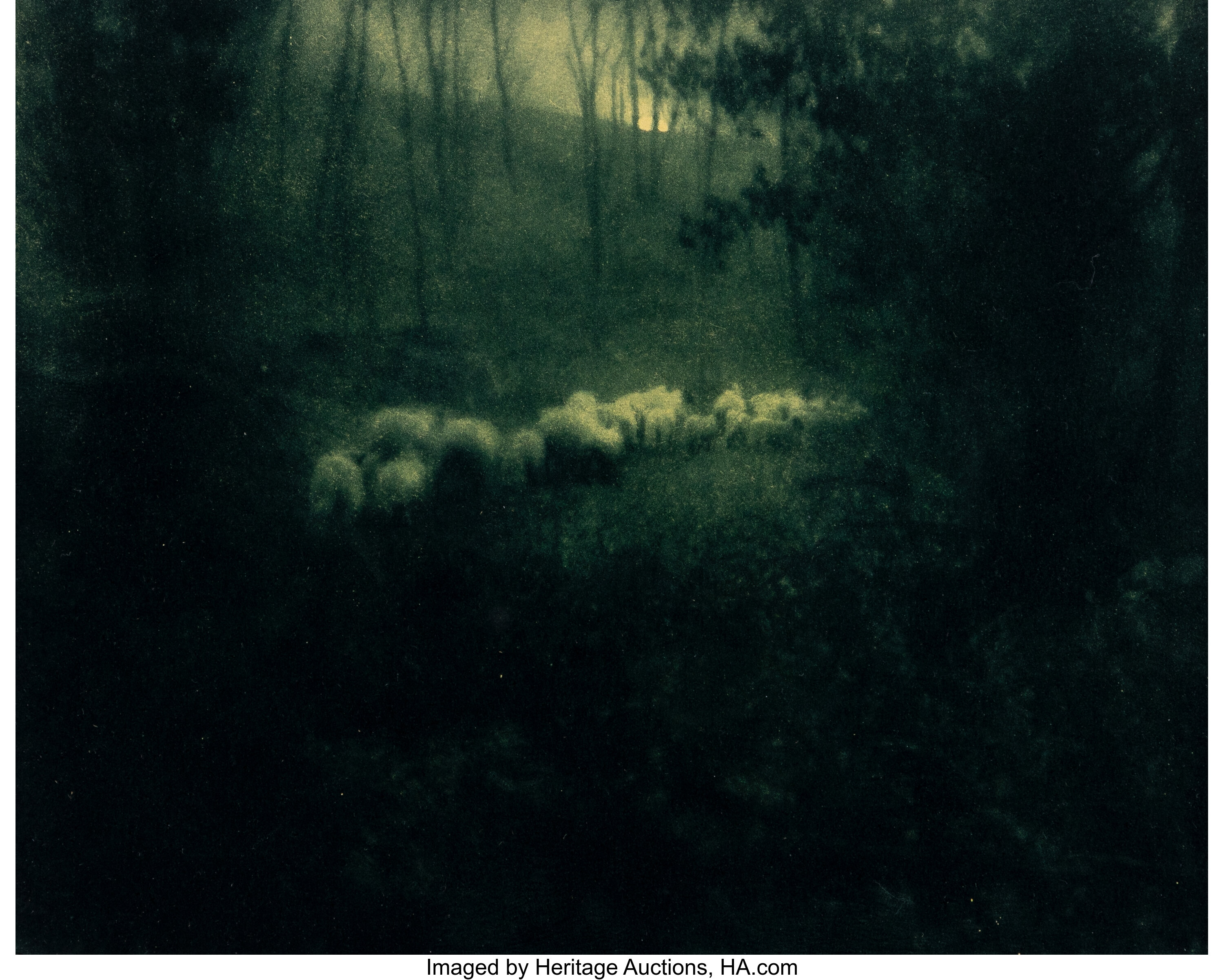 Edward Steichen (American, 1879-1973). Pastoral - Moonlight (from | Lot ...