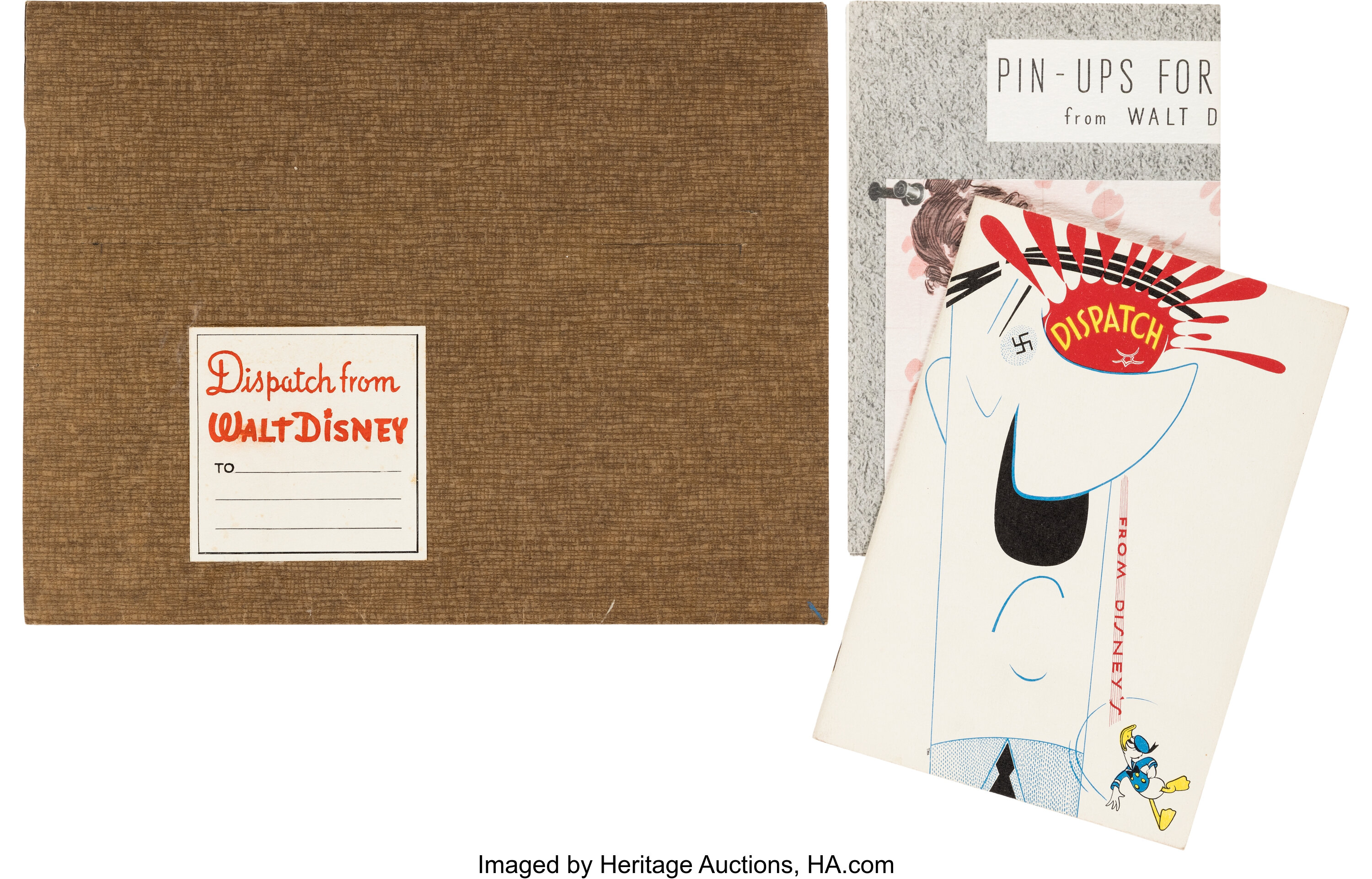 Dispatch From Disney with "Pin-Ups for Service Men" Insert Print | Lot ...