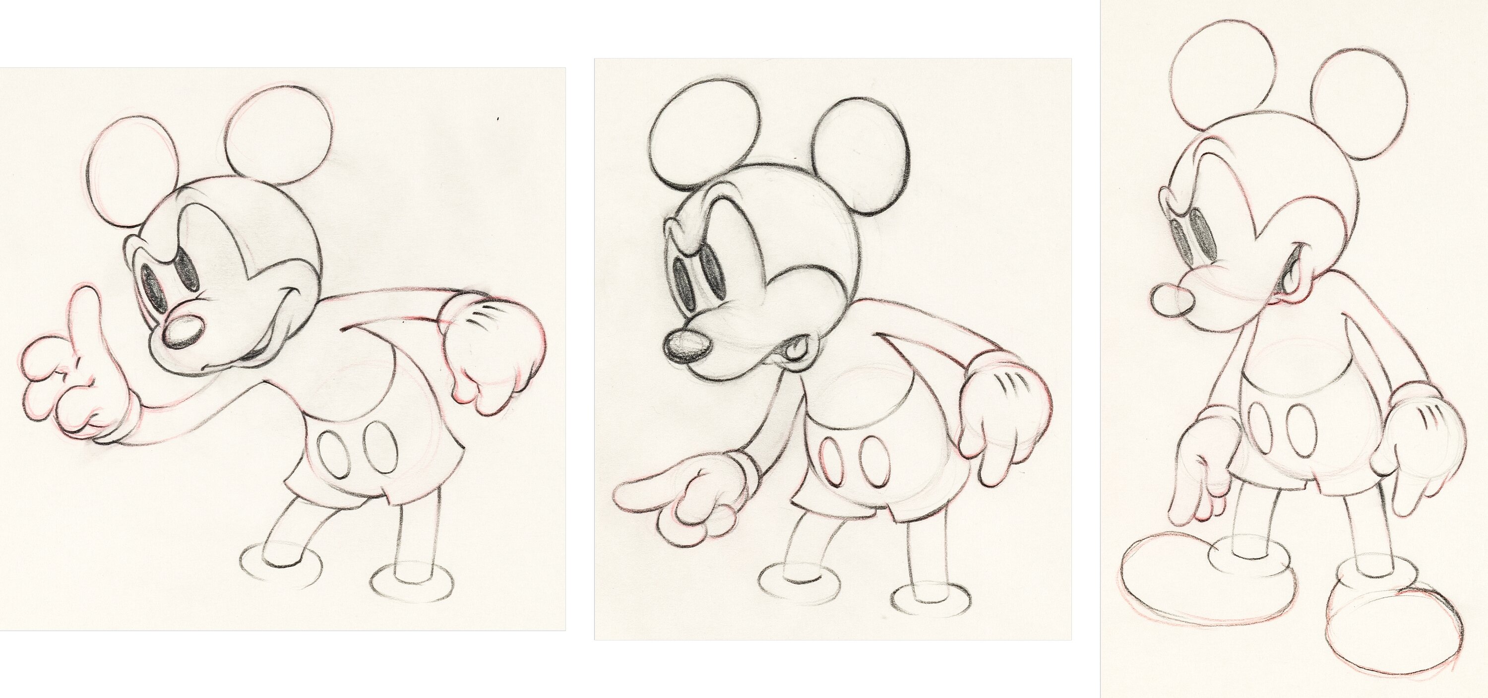 Society Dog Show Sequence of 3 Original Mickey Mouse Production | Lot ...
