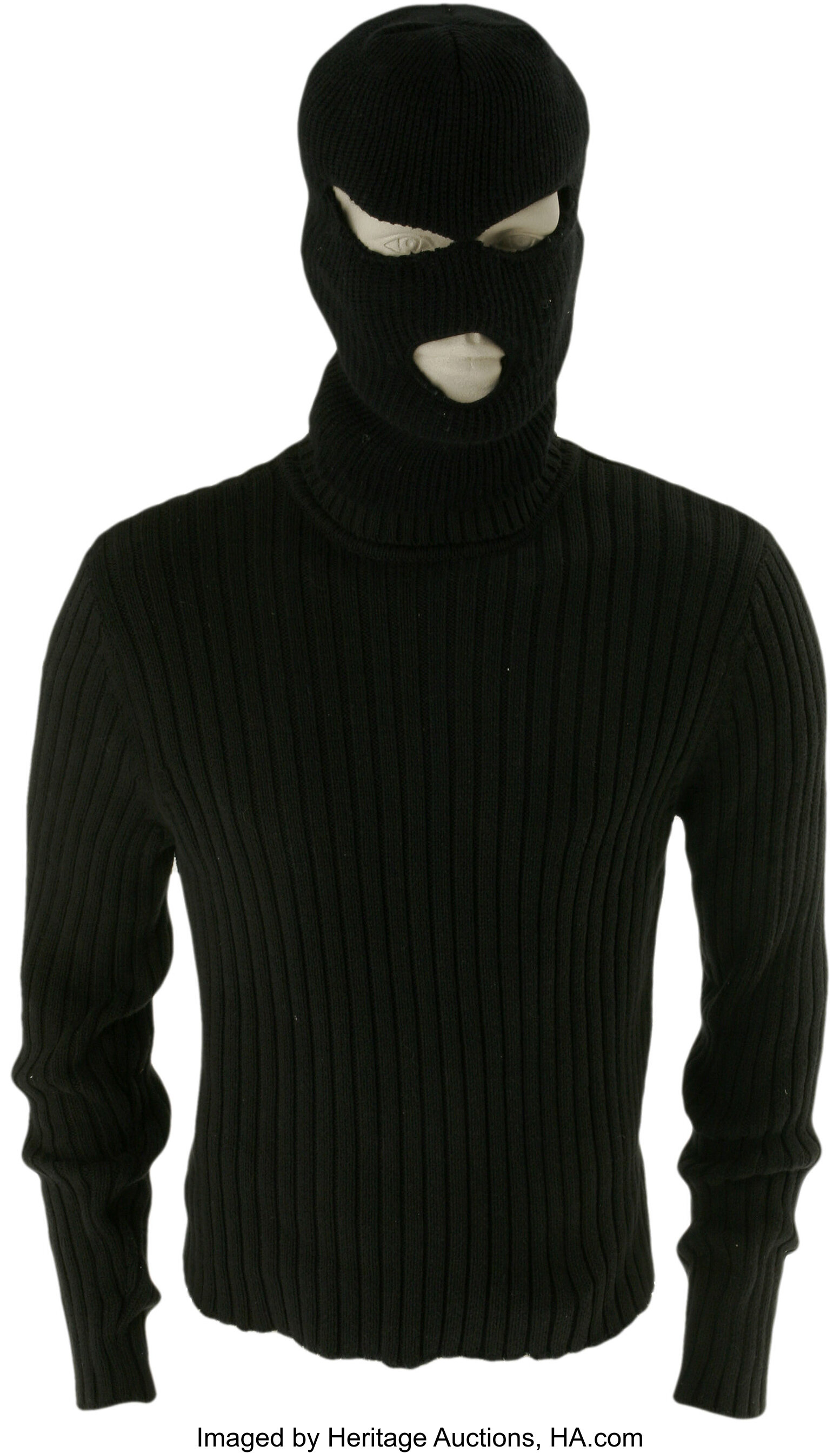 Mike Myers "View From the Top" Costume Sweater and Ski Mask. A | Lot ...