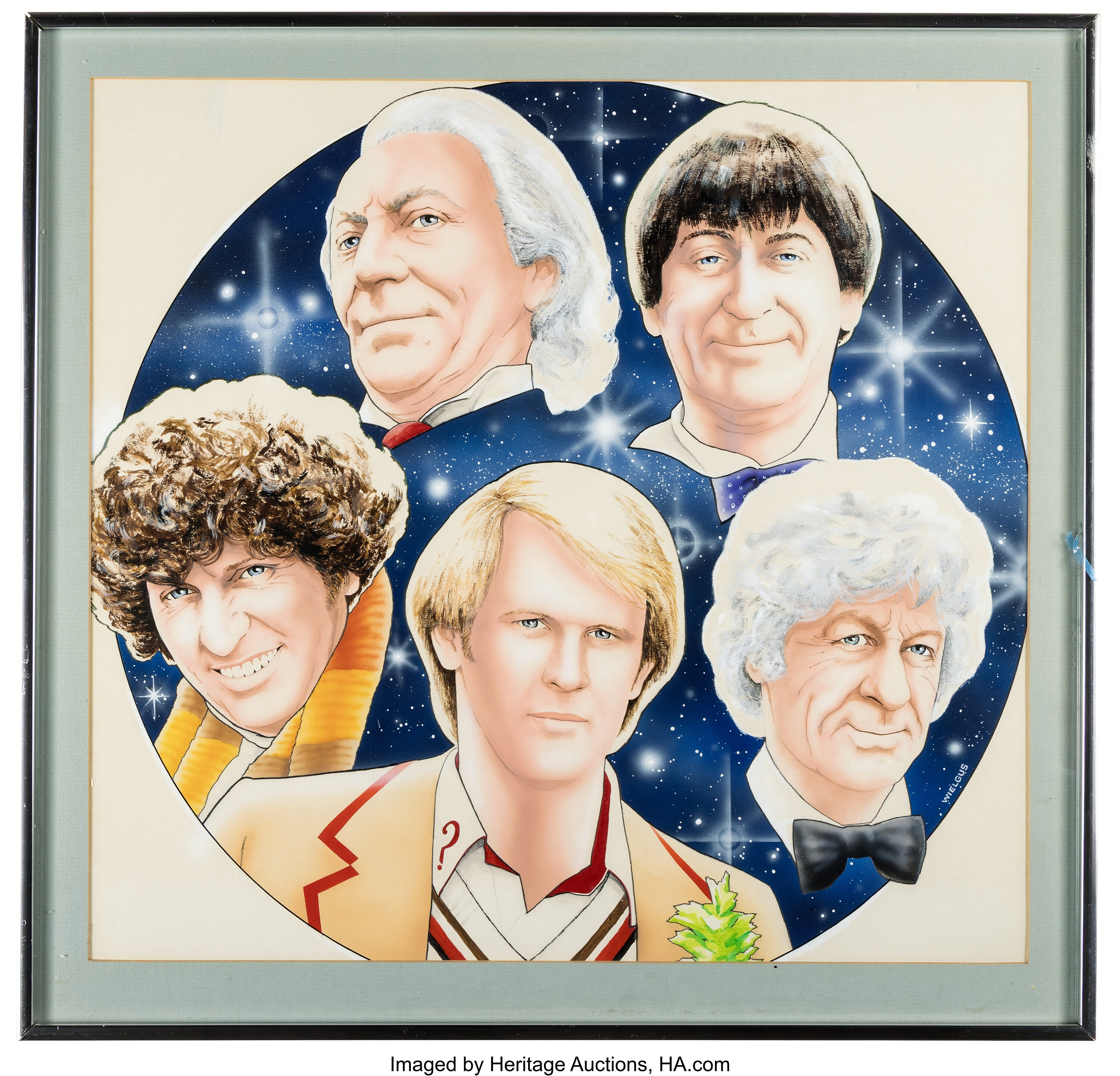 George Wielgus - Doctor Who: The Five Doctors Poster Design | Lot ...