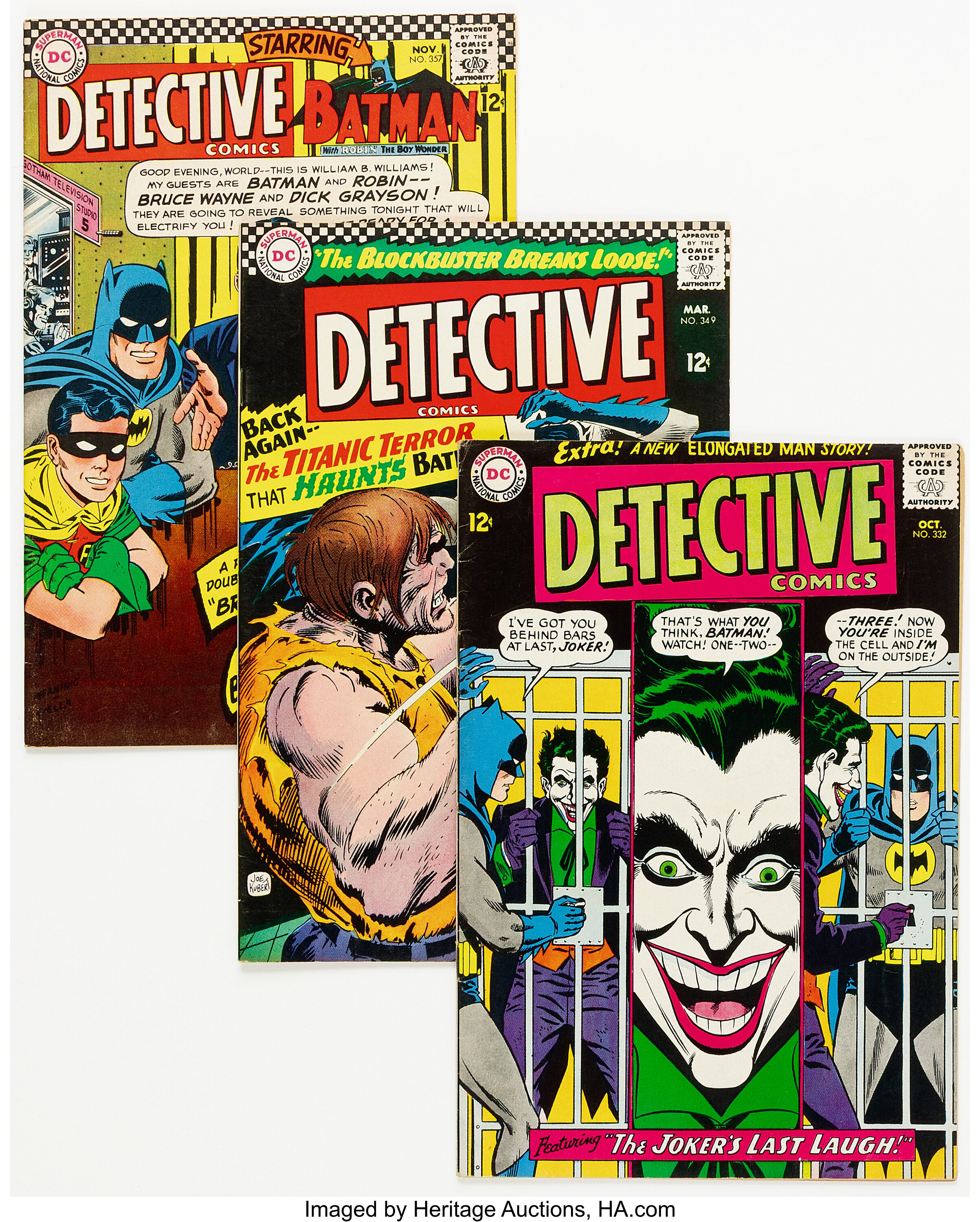 Detective Comics Group of 16 (DC, 1963-75) Condition: Average | Lot ...