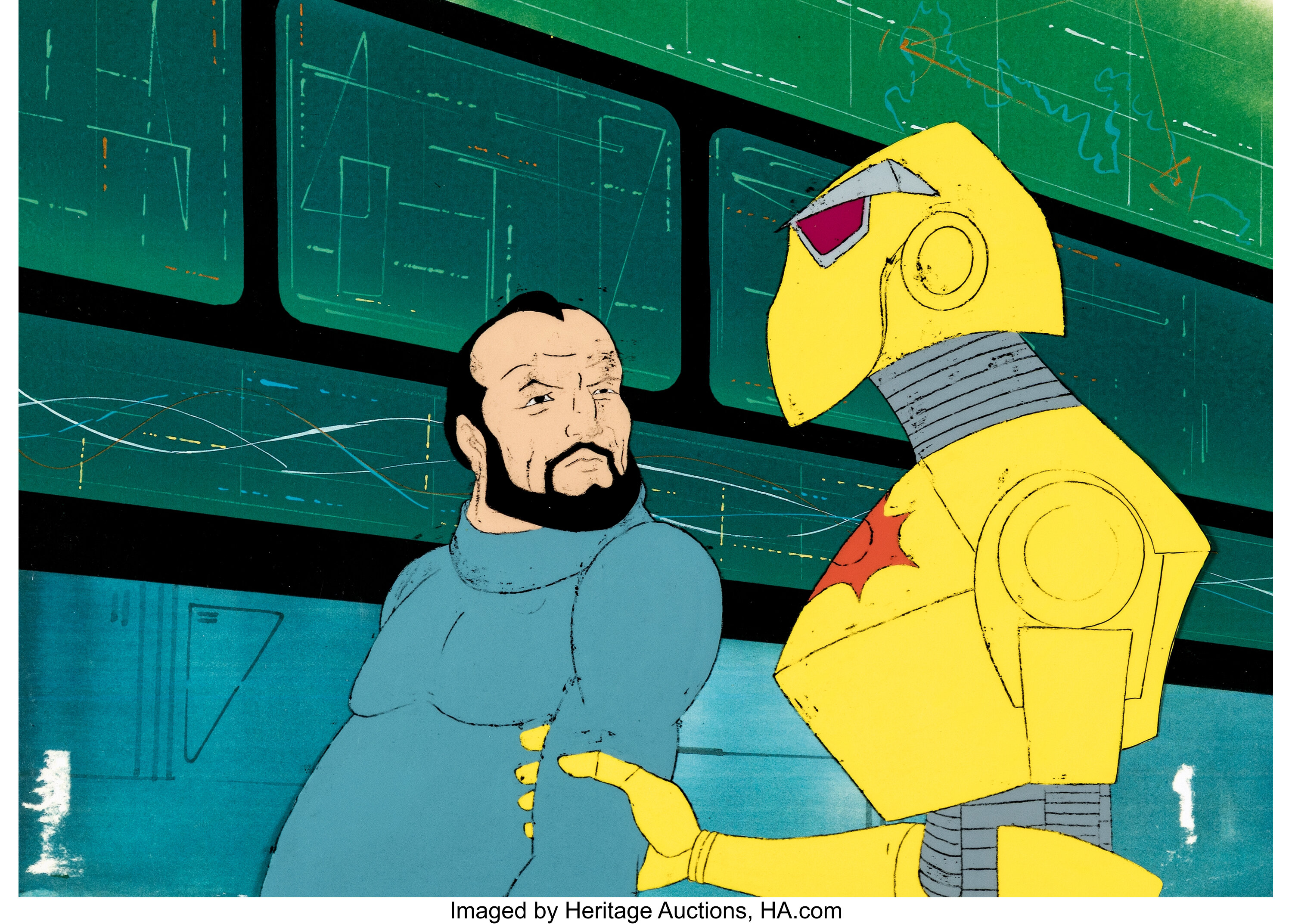 Flash Gordan "To Save Earth" Dr. Hans Zarkov and Ming's Metal-Man | Lot ...