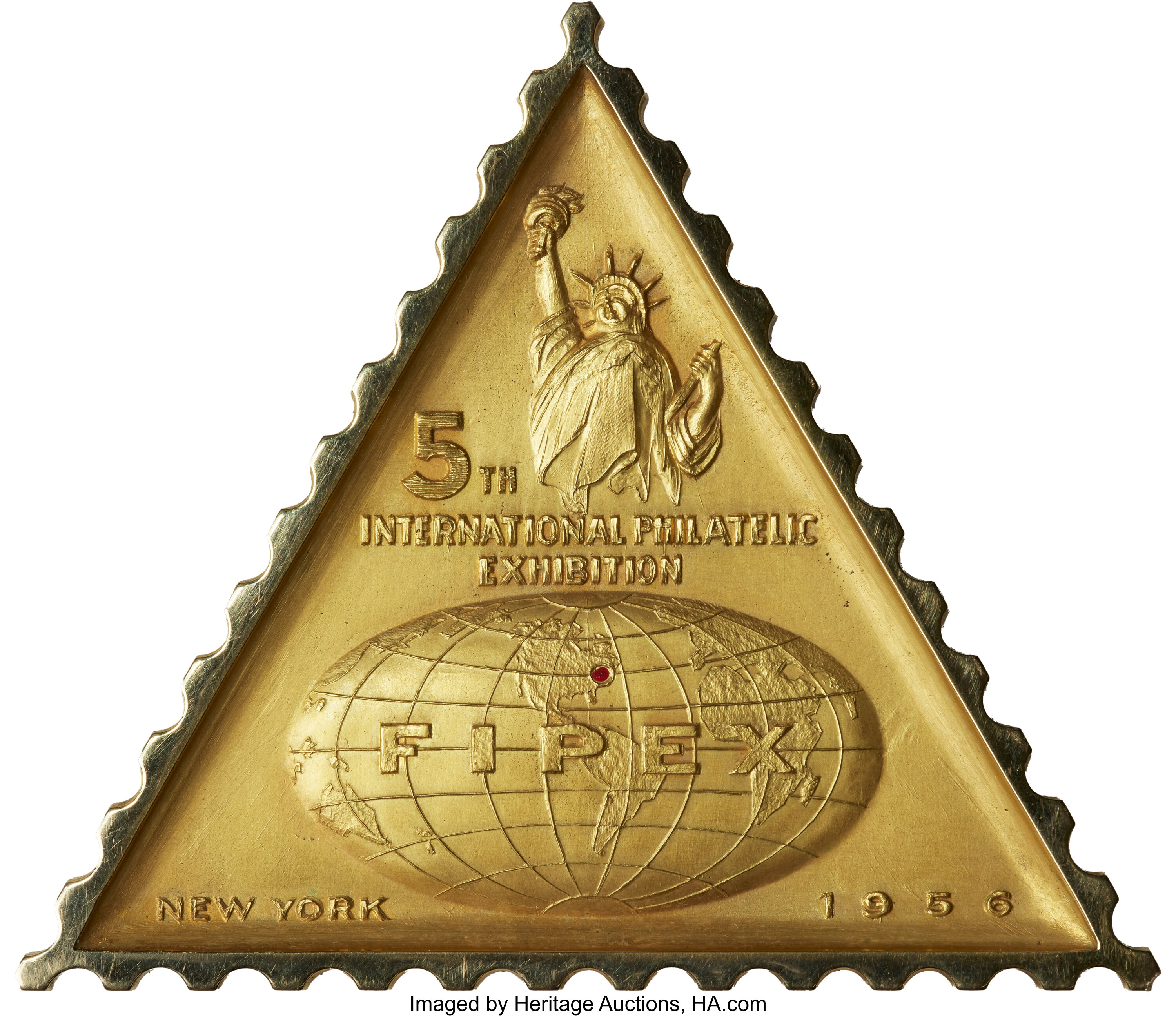 1956 5th International Philatelic Exhibition, New York, FIPEX, | Lot ...