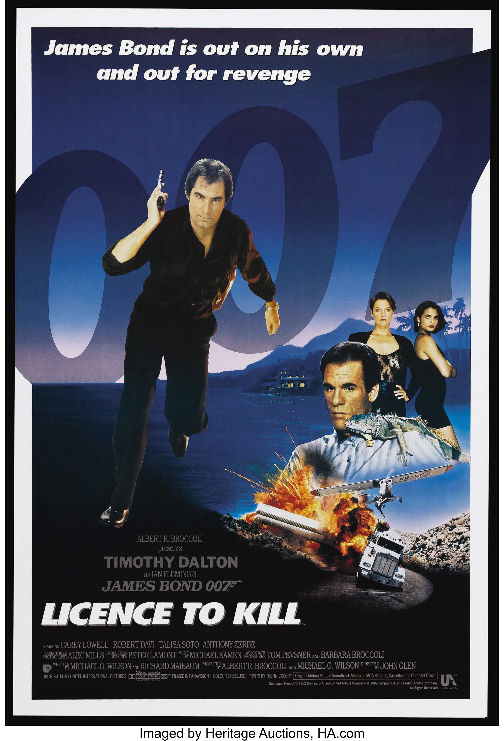 Licence to Kill (United Artists, 1989). One Sheet (27" X 40"). | Lot ...