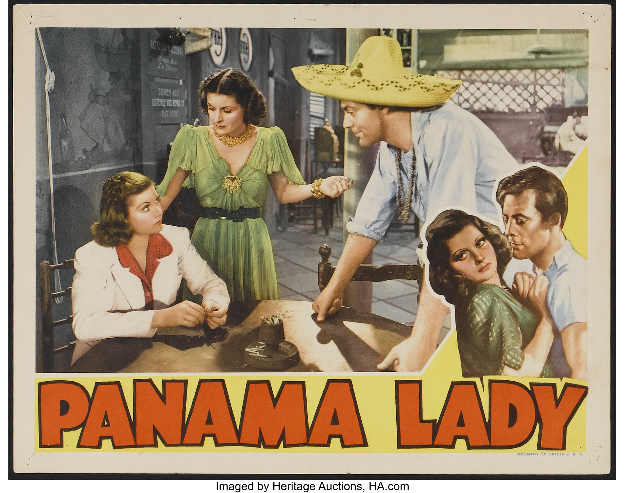 Panama Lady (RKO, 1939). Lobby Card (11" X 14"). Drama.... Movie | Lot ...