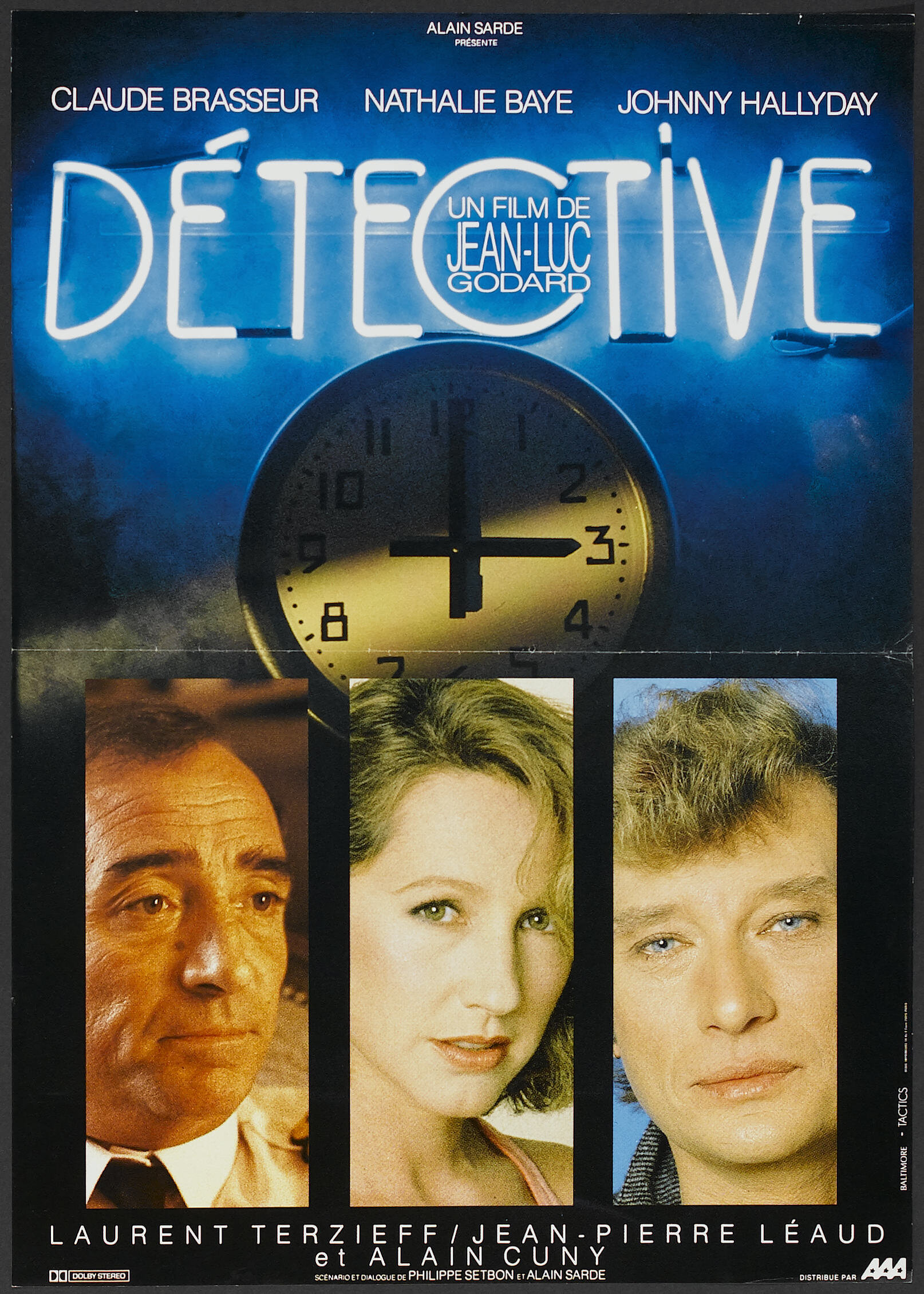 Detective (AAA, 1985). French Petite (15" X 21"). Crime.... Movie | Lot ...