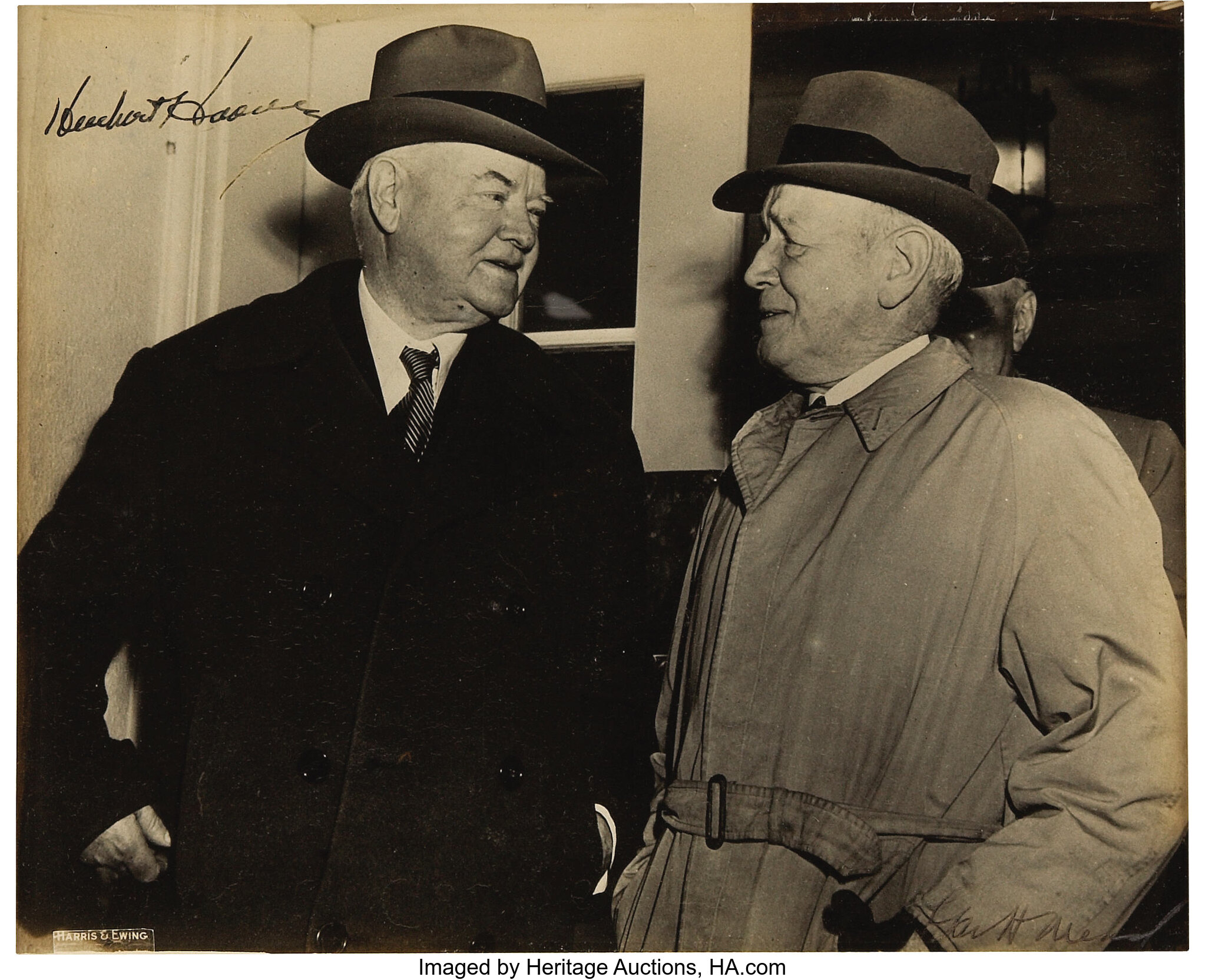 Herbert Hoover Signed Photograph.... Autographs U.S. Presidents | Lot ...