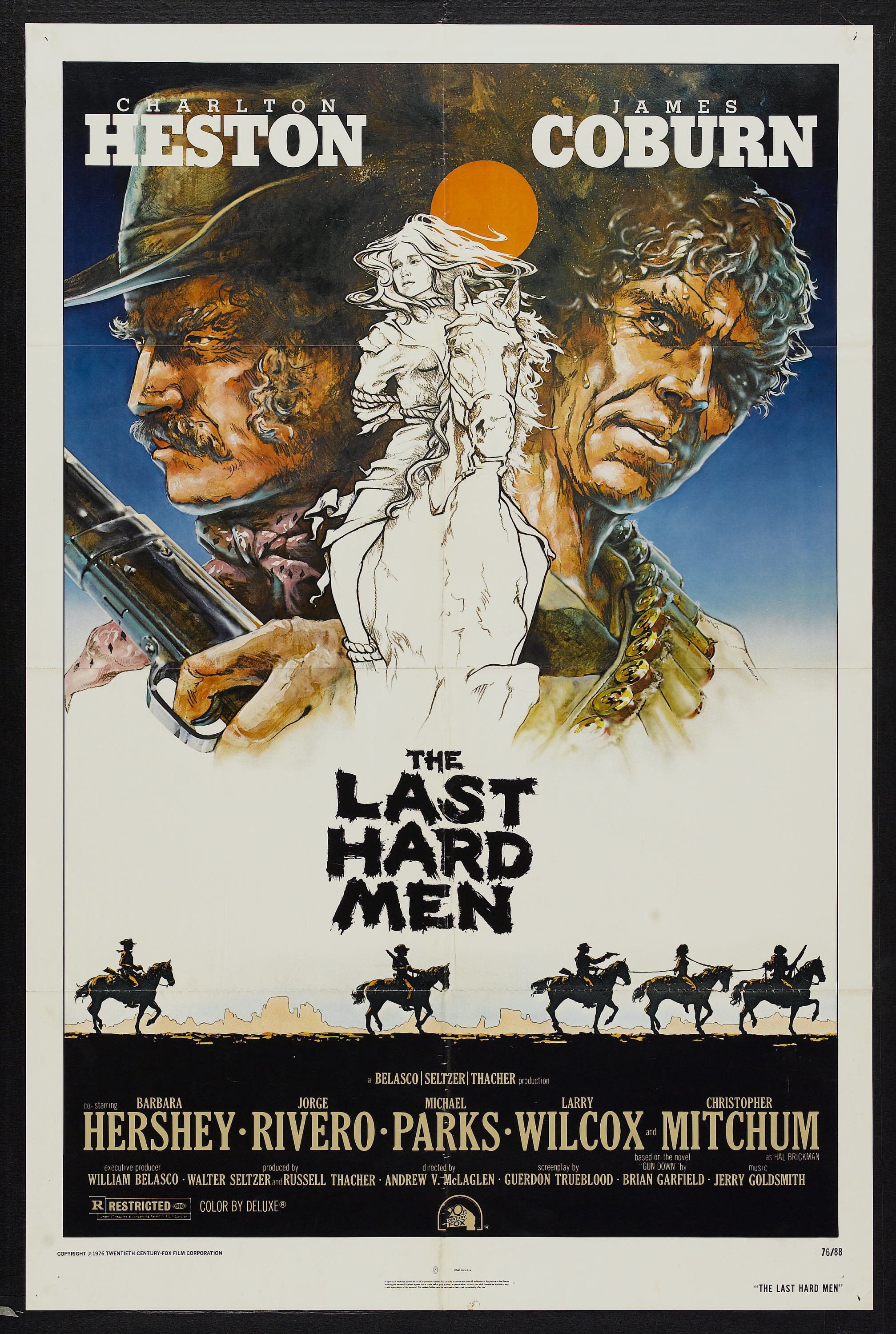 The Last Hard Men (20th Century Fox, 1976). One Sheet (27" X 41 ...
