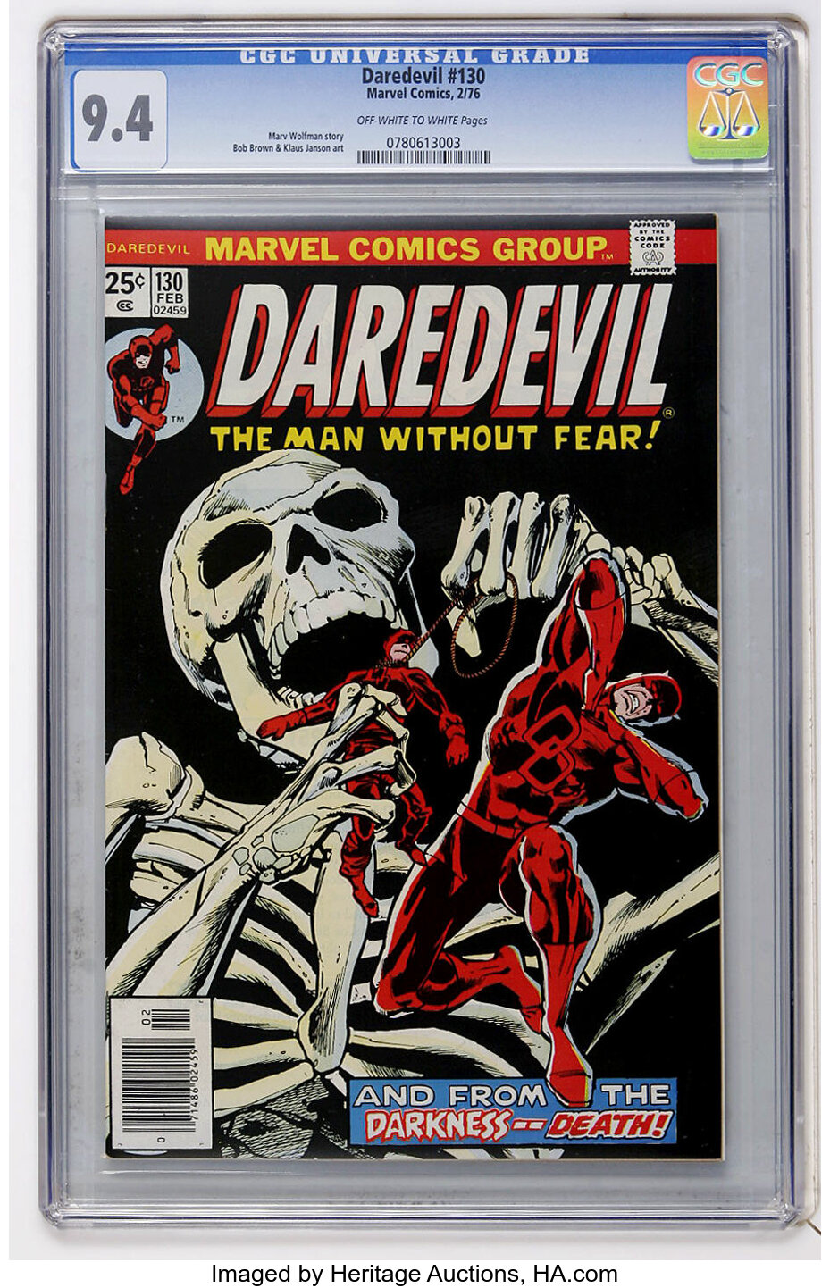 How Much Is Daredevil #130 Worth? Browse Comic Prices | Heritage Auctions