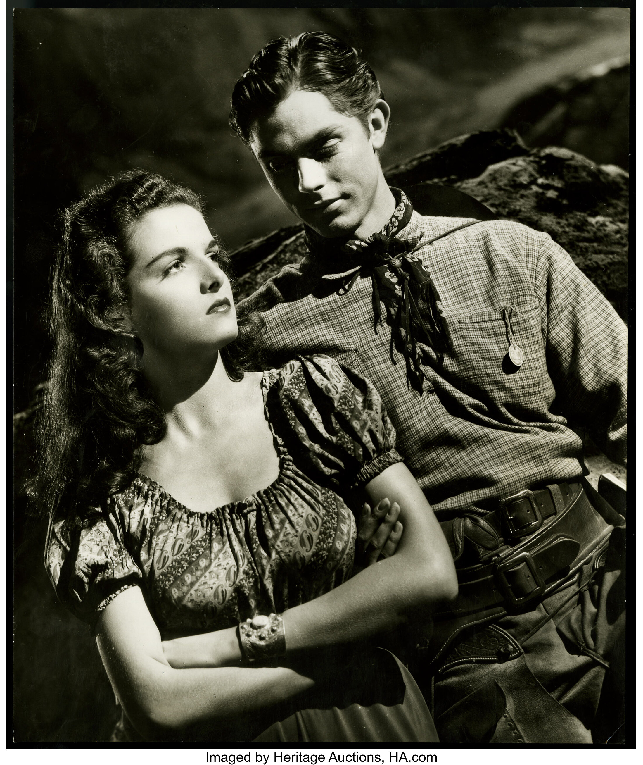 The Outlaw (United Artists, R-1950s). Still (7" X 8.5"). | Lot #54277 ...