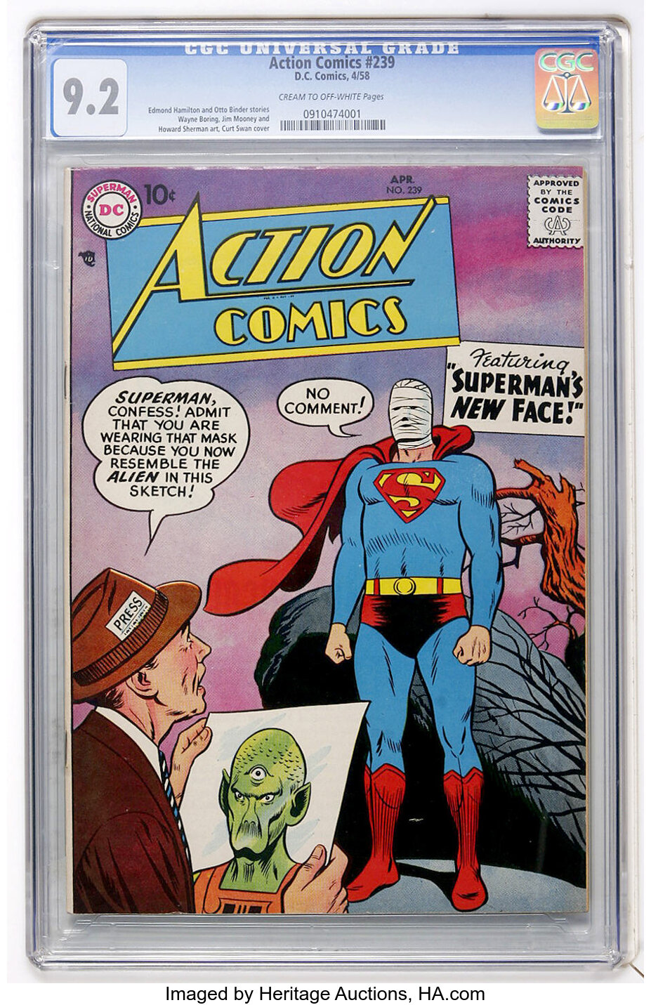 How Much Is Action Comics #239 Worth? Browse Comic Prices | Heritage ...